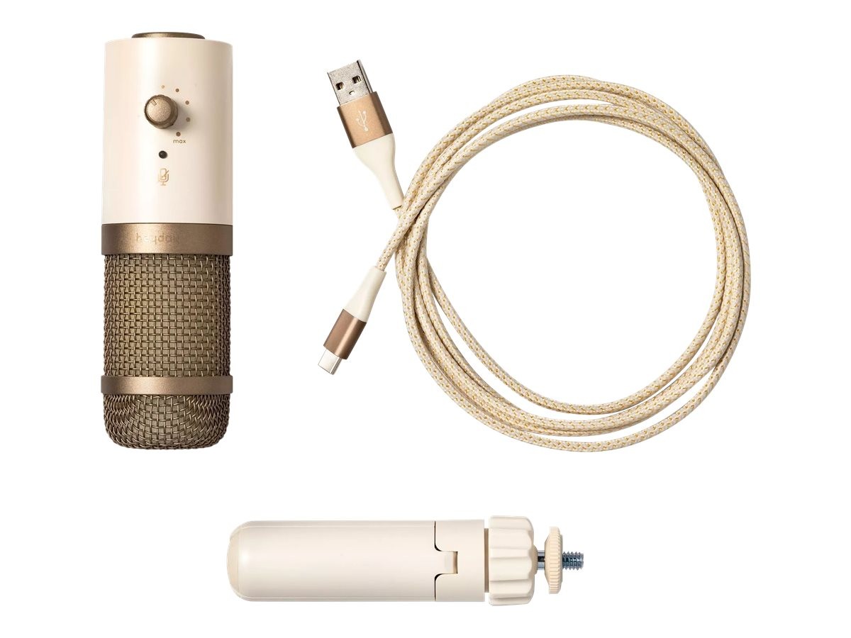 heyday - Microphone - USB - stone white Best Deals and Price History at ...