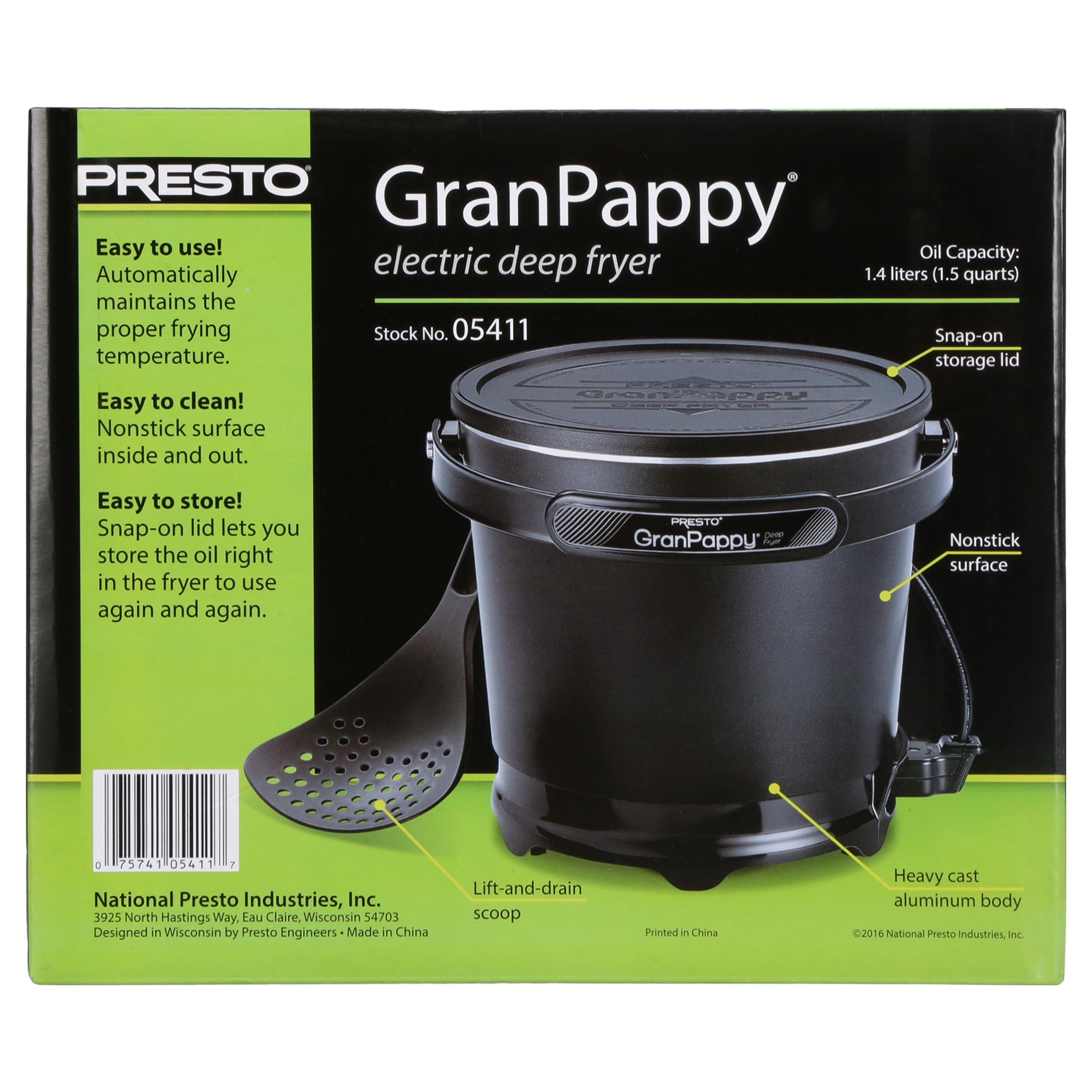 Presto® Gran Pappy® Electric Deep Fryer 05411 Best Deals and Price ...