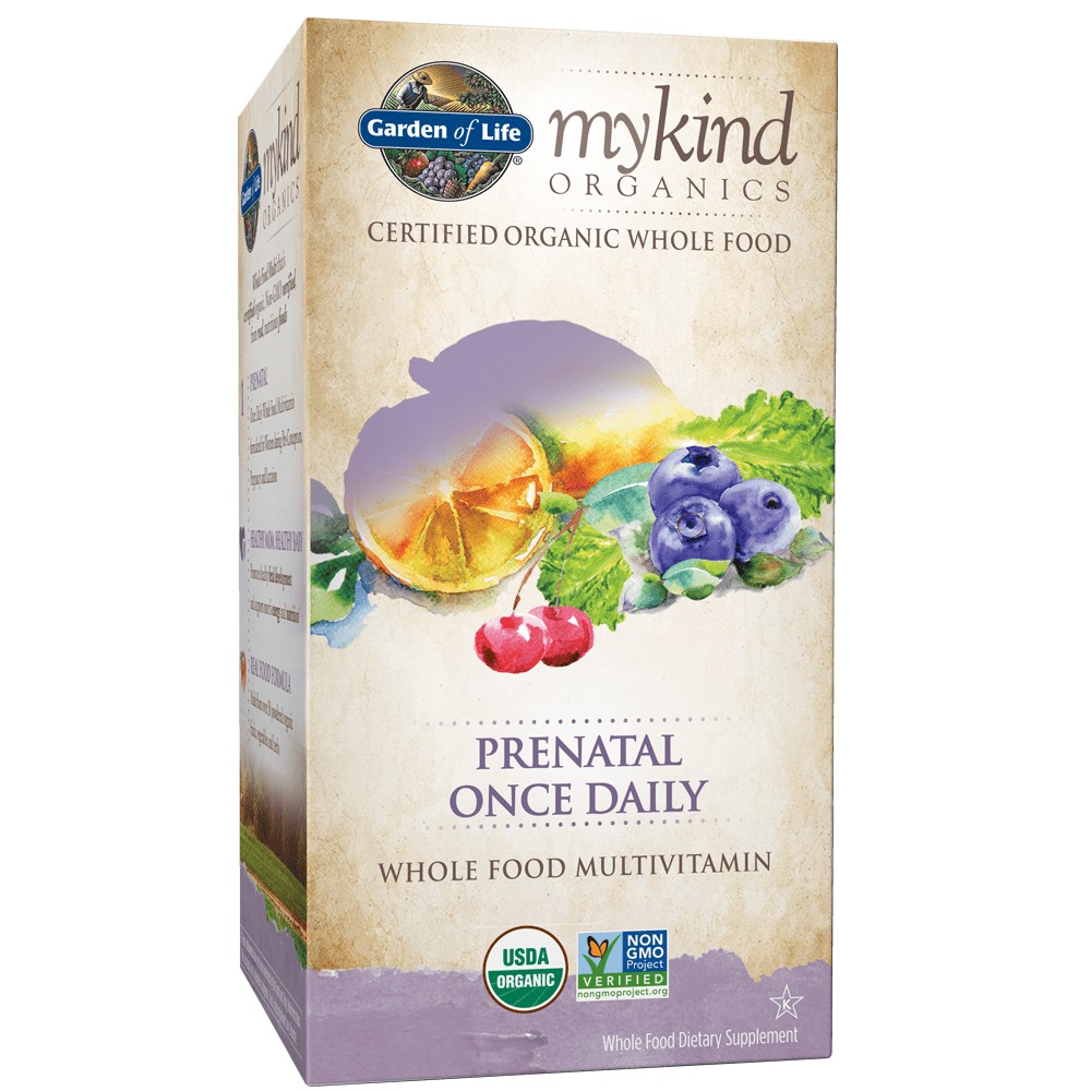 Garden of Life mykind Organics Prenatal Once Daily Multi 30 Organic ...