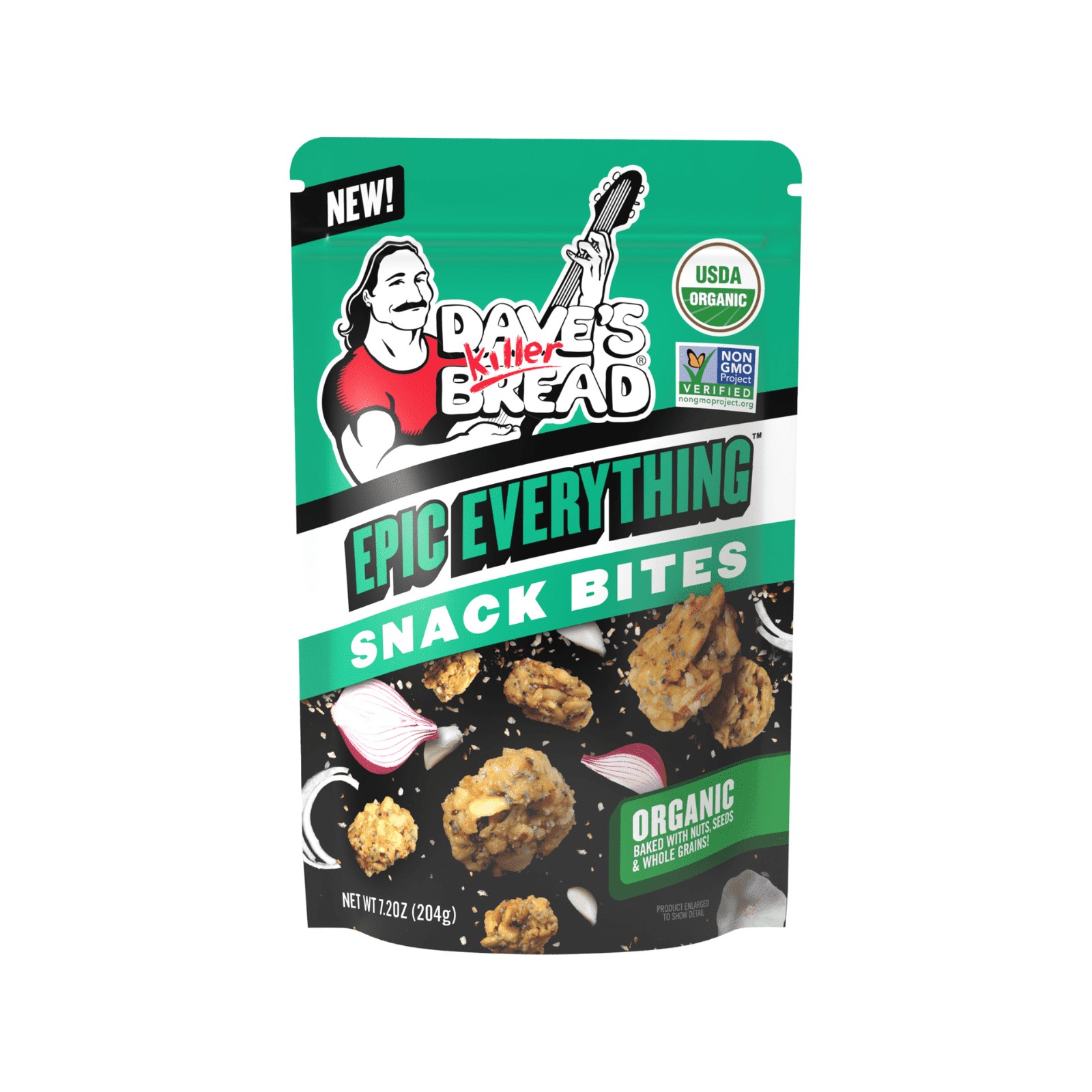 Dave's Killer Bread Epic Everything Organic Snack Bites, Everything ...
