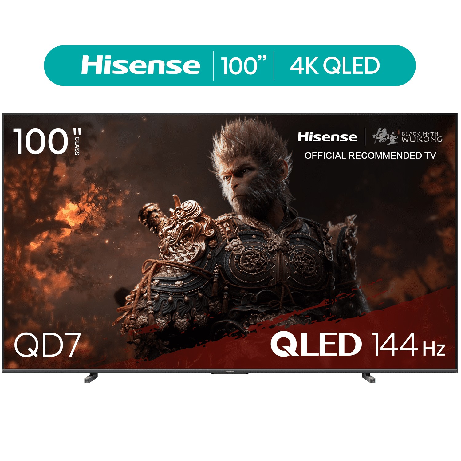 Hisense 100-Inch Class QD7 Series QLED 4K UHD Google Smart TV (100QD7N ...