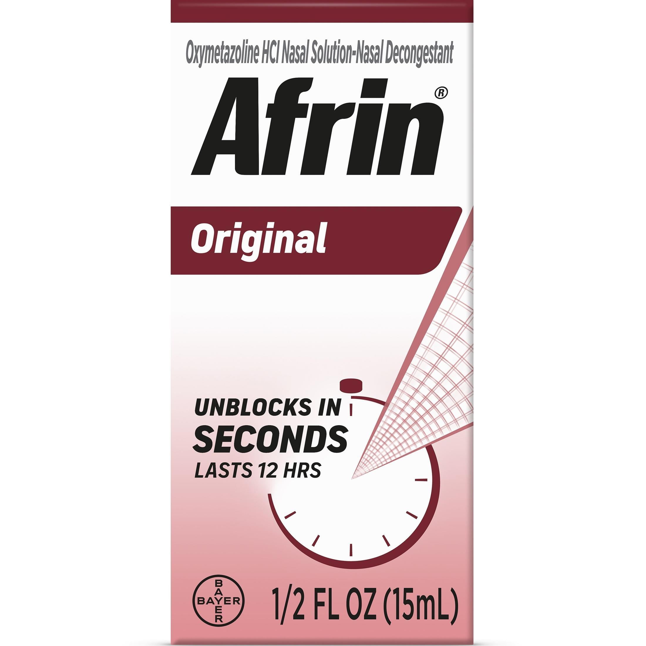 Afrin Original 12 Hour Nasal Congestion Relief Spray - 15 ml Best Deals ...