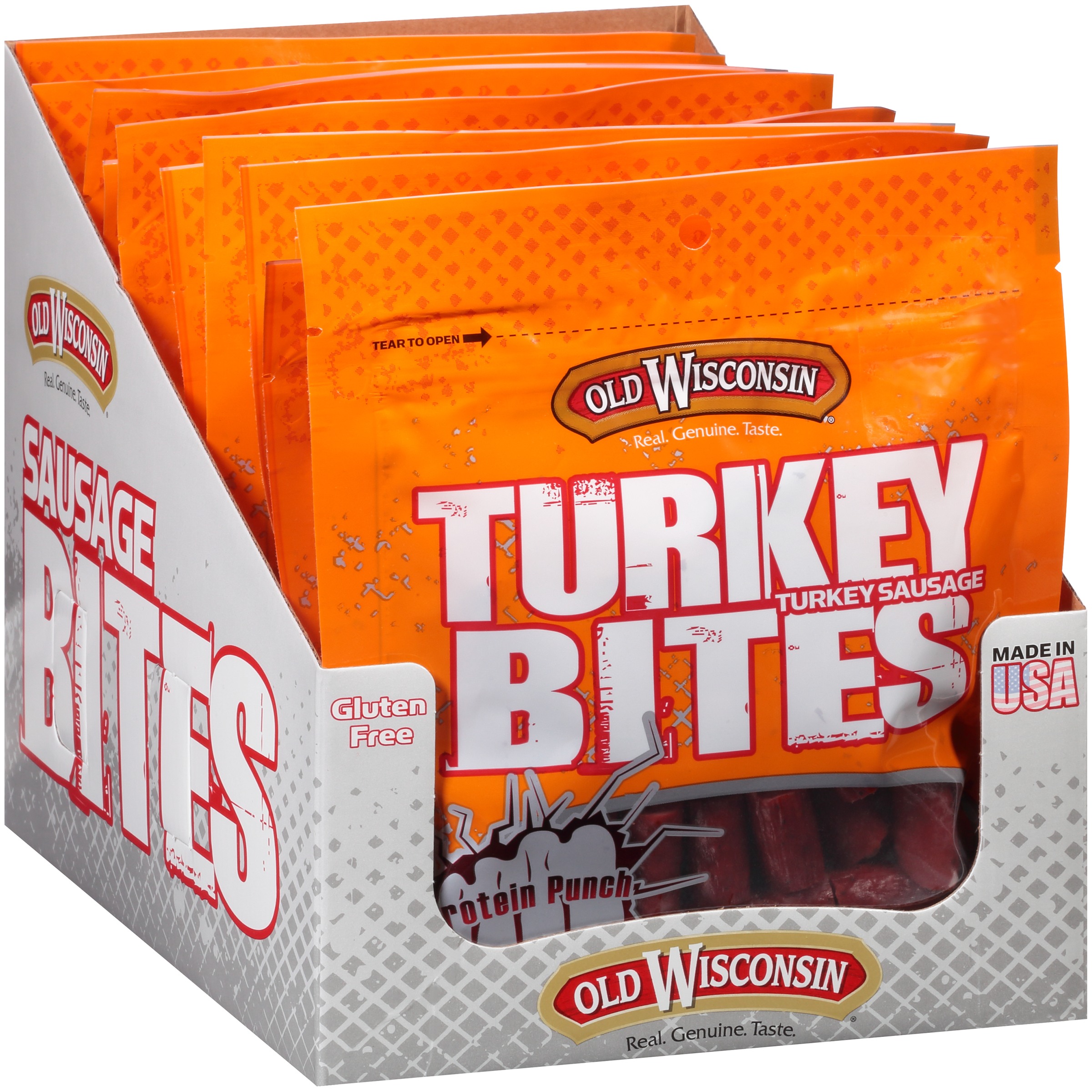Old Wisconsin Turkey Bites Turkey Sausage Snacks, 4 oz Best Deals and ...
