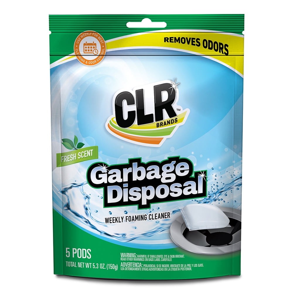 CLR Fresh and Clean Garbage Disposal Cleaner Foaming Pods, 5 Ct, Fresh ...