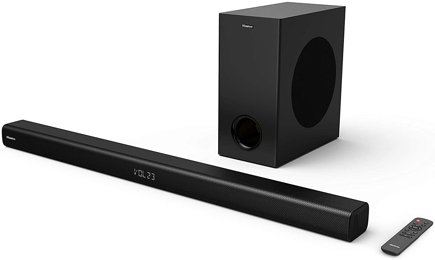 Hisense HS212F 2.1 Channel Sound Bar with Wireless Subwoofer, 120W ...