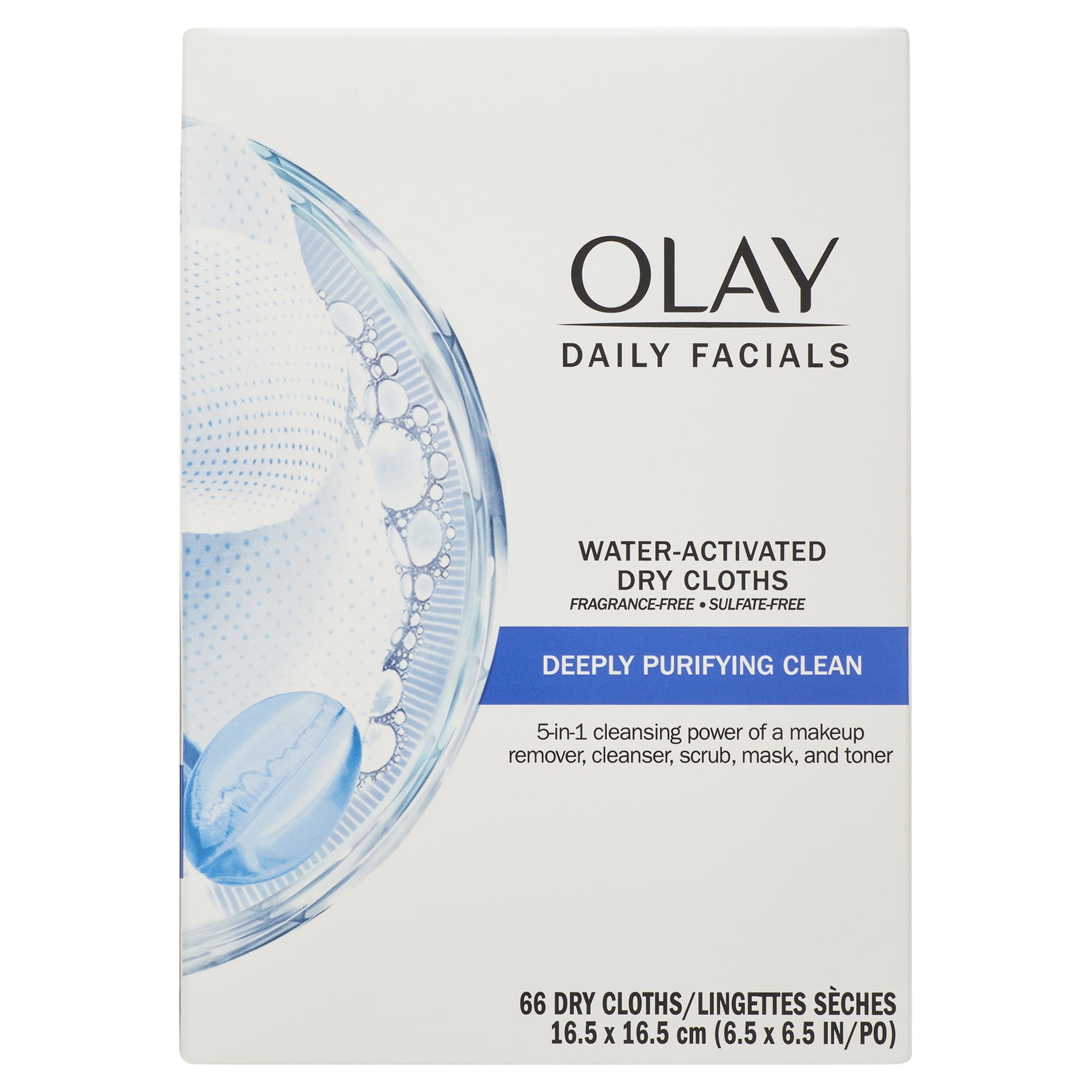 Olay Daily Facials Deeply Purifying Cleansing Wipes, Face Wash and ...