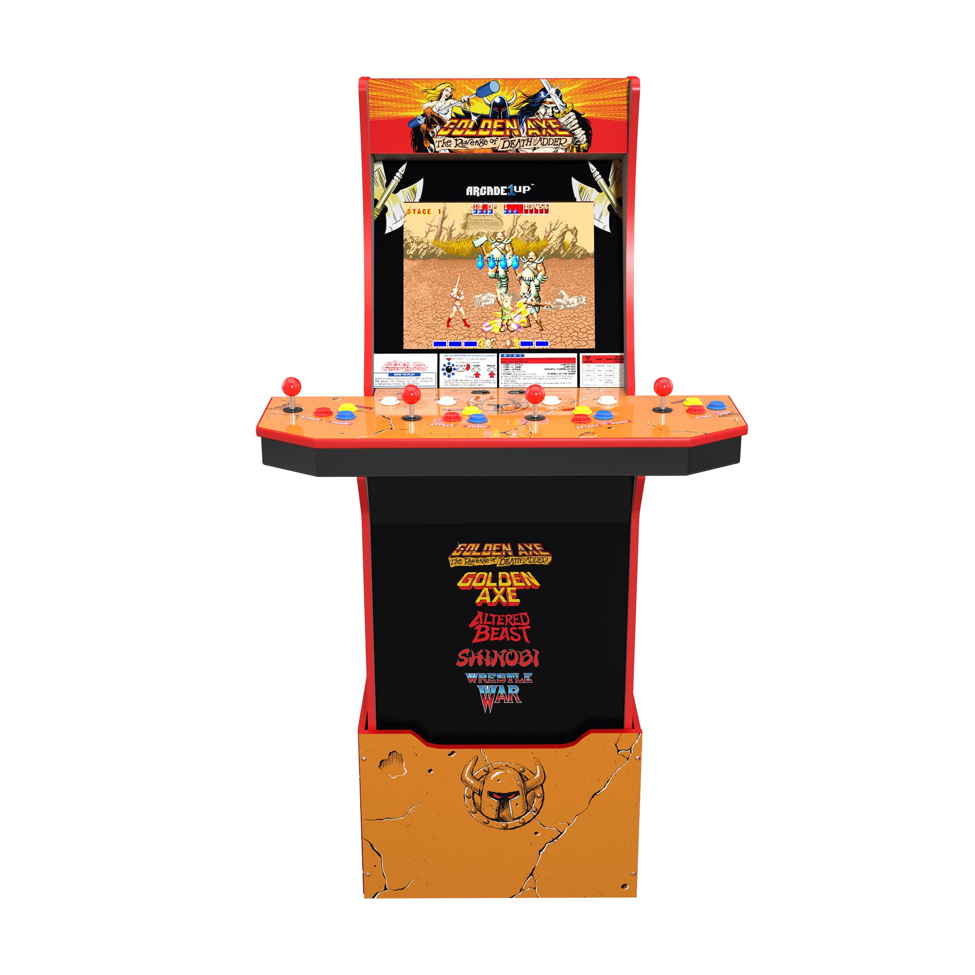 Arcade1UP Golden Axe Arcade with Riser and Lit Marquee Deals and Price ...