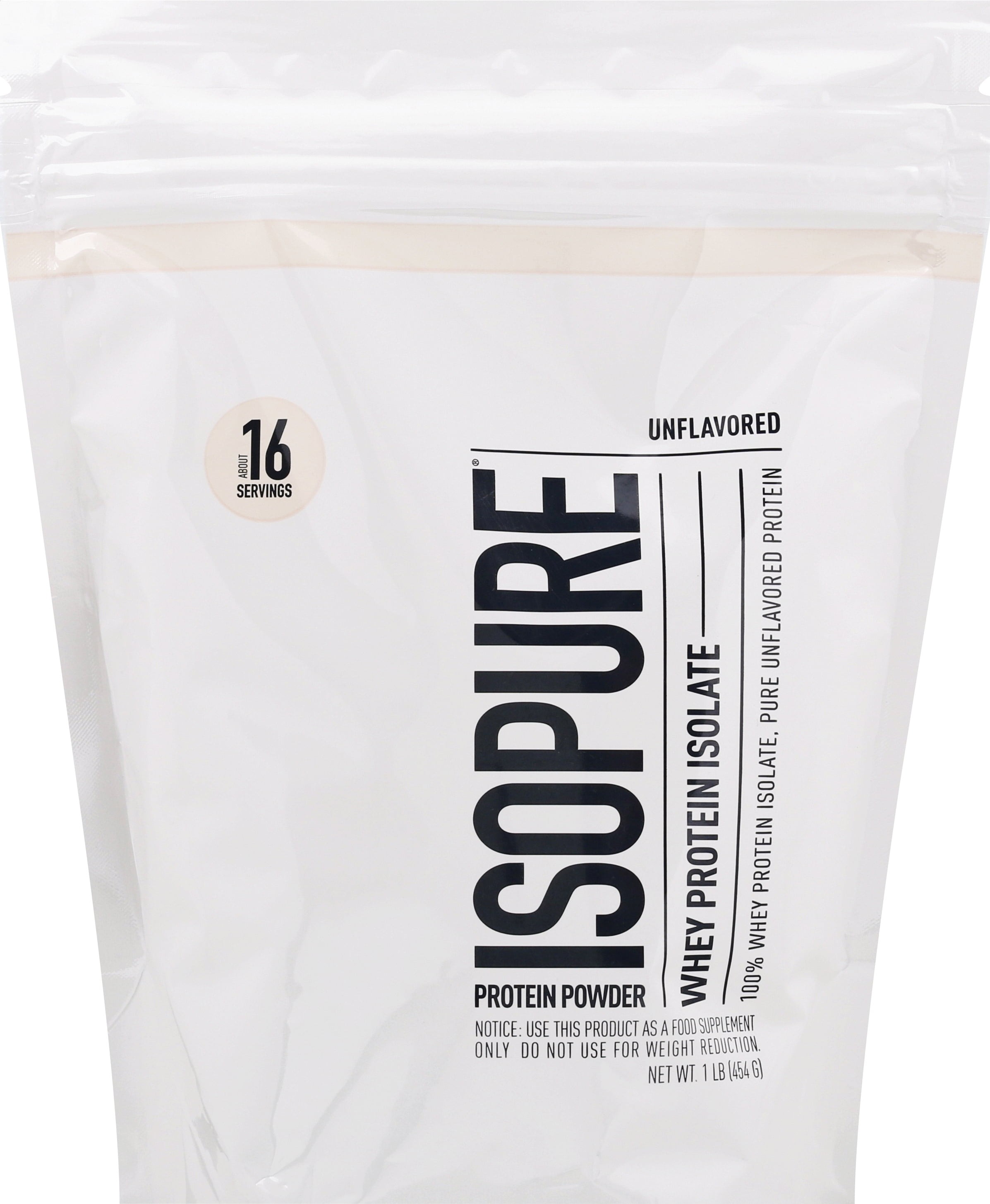Isopure, Whey Protein Isolate, Unflavored, 1 lb, 16 Servings Best Deals ...
