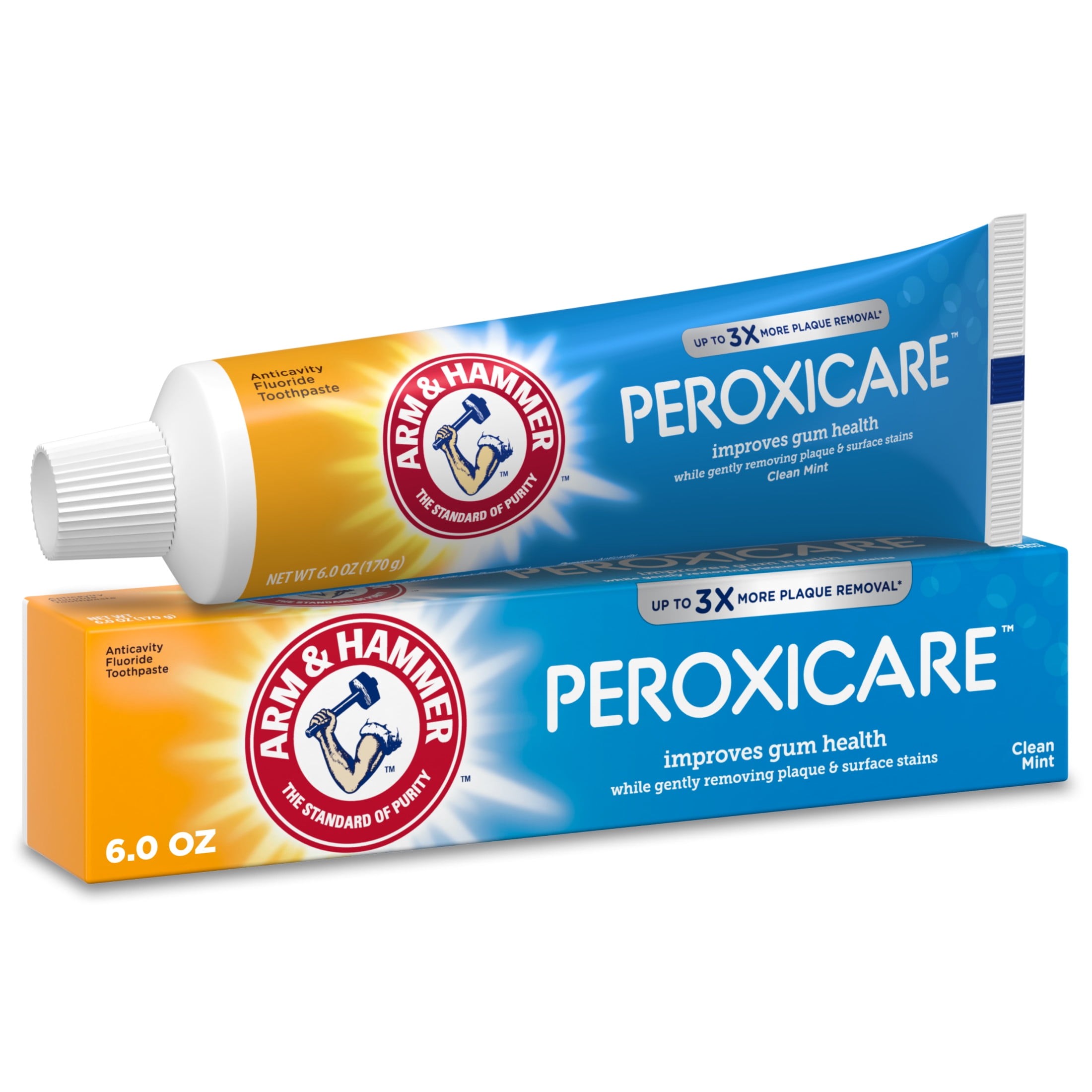 ARM & HAMMER Peroxicare Toothpaste – Clean Mint- Fluoride Toothpaste ...