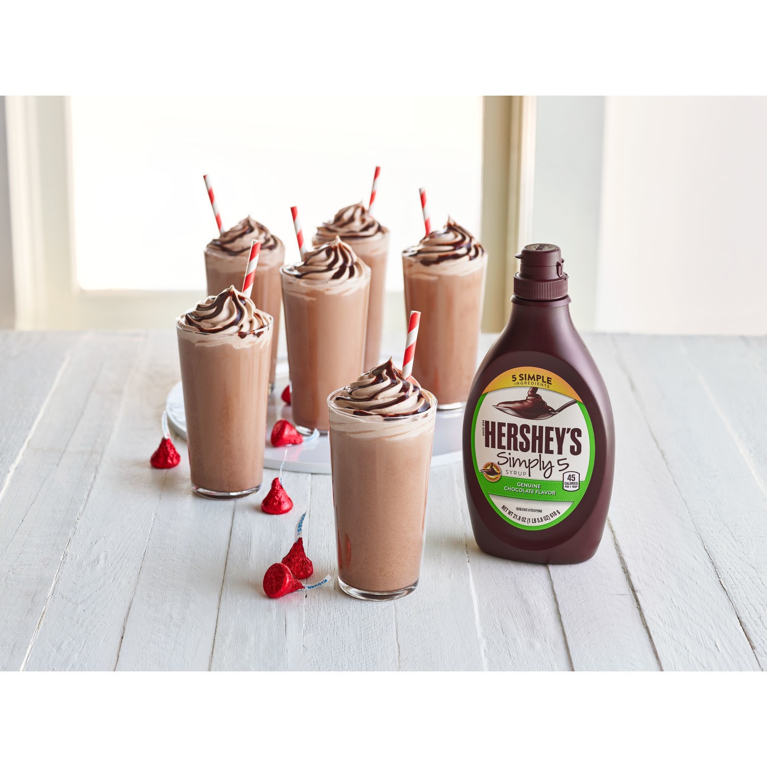 Hershey's Simply 5 Chocolate Syrup, Bottle 21.8 oz Best Deals and Price ...