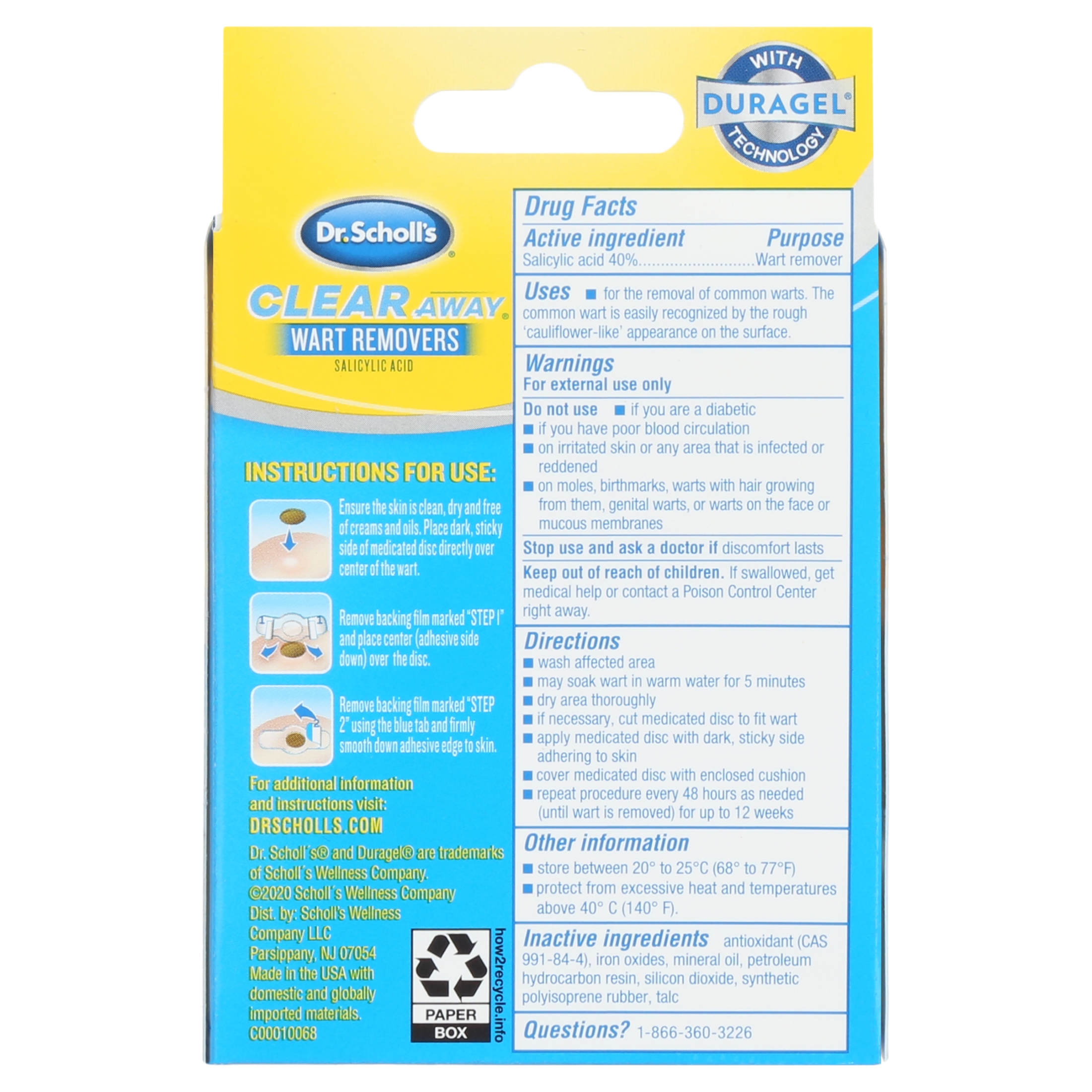 Mejores ofertas e historial de precios de Dr. Scholl's Clear Away Wart ...