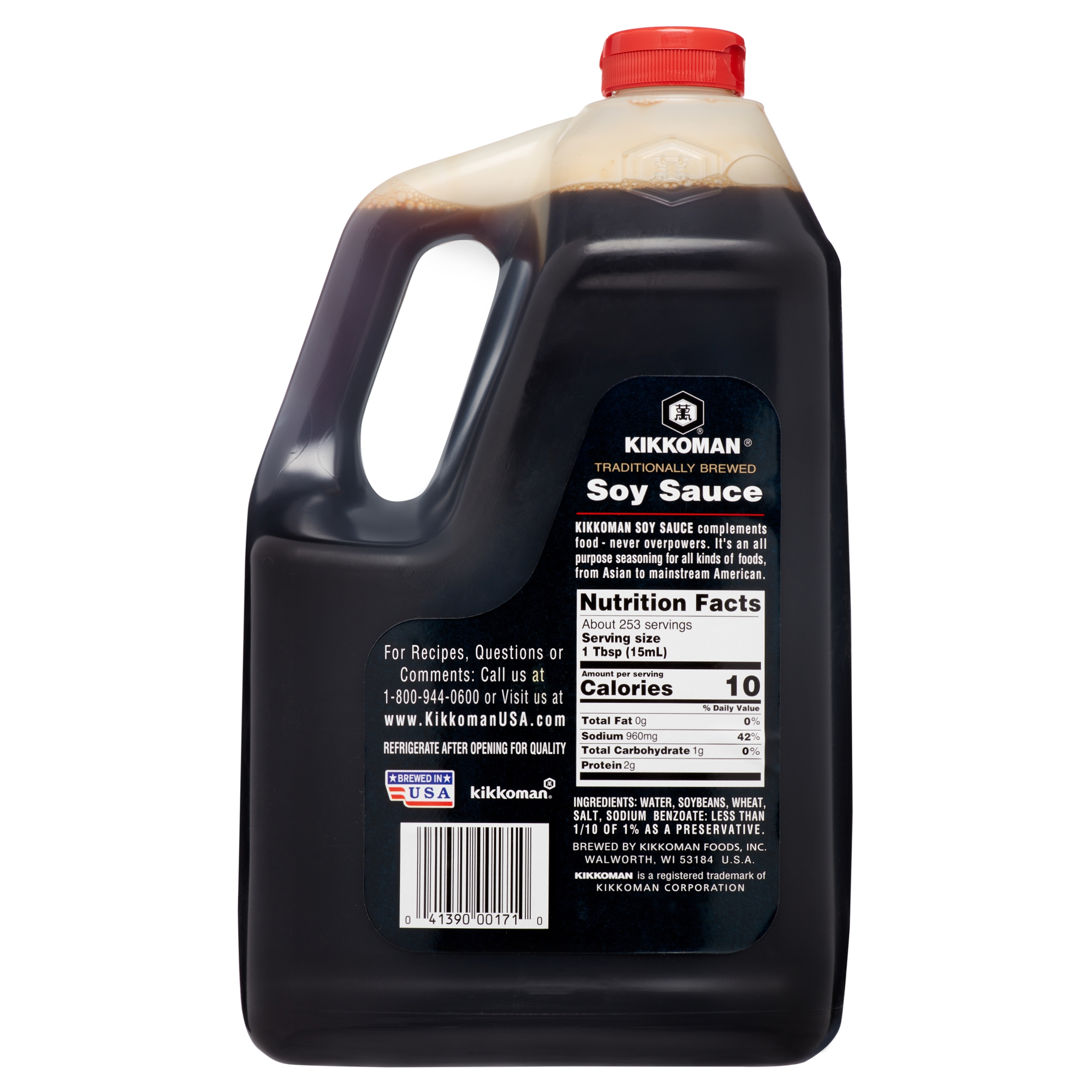 Kikkoman Soy Sauce, 1 Gallon Best Deals and Price History at JoinHoney ...