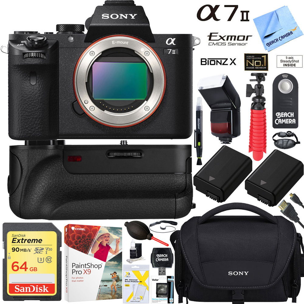 Sony Alpha a7II Mirrorless Interchangeable Lens Camera Body Bundle with ...