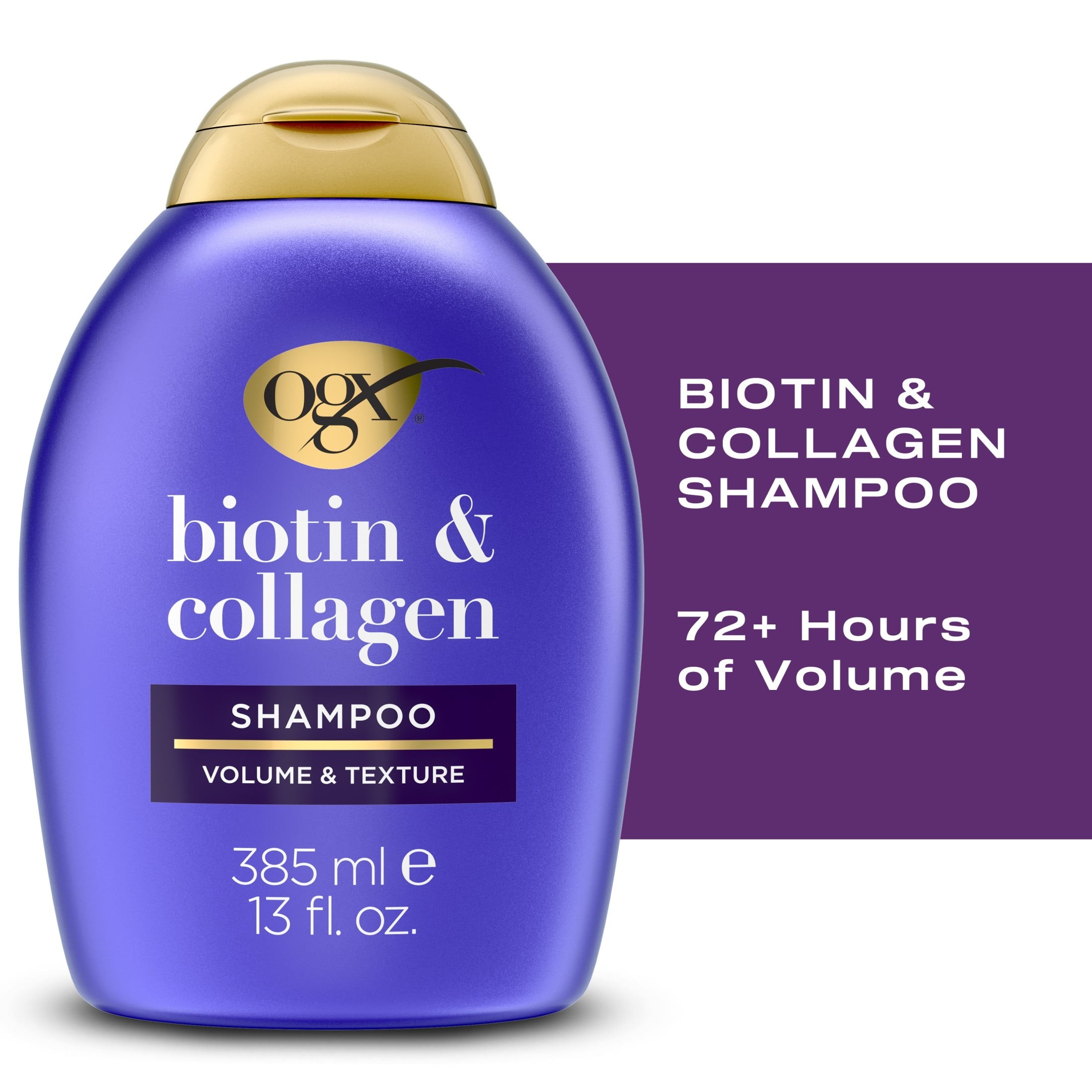 OGX Thick and Full, Biotin and Collagen Volumizing Shampoo, 13 fl. oz ...