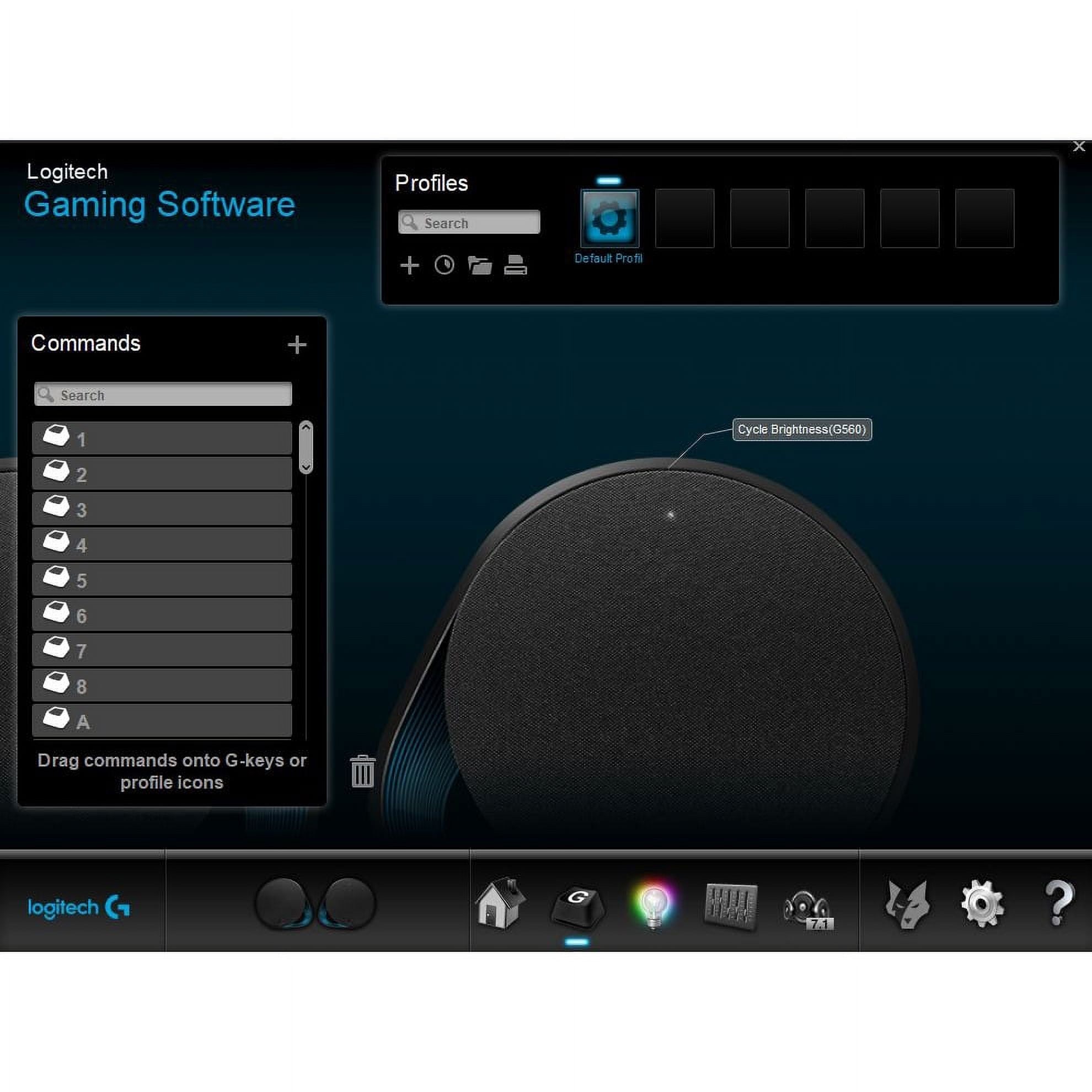 Logitech G560 PC Gaming Speaker System with 7.1 DTS:X Ultra Surround ...