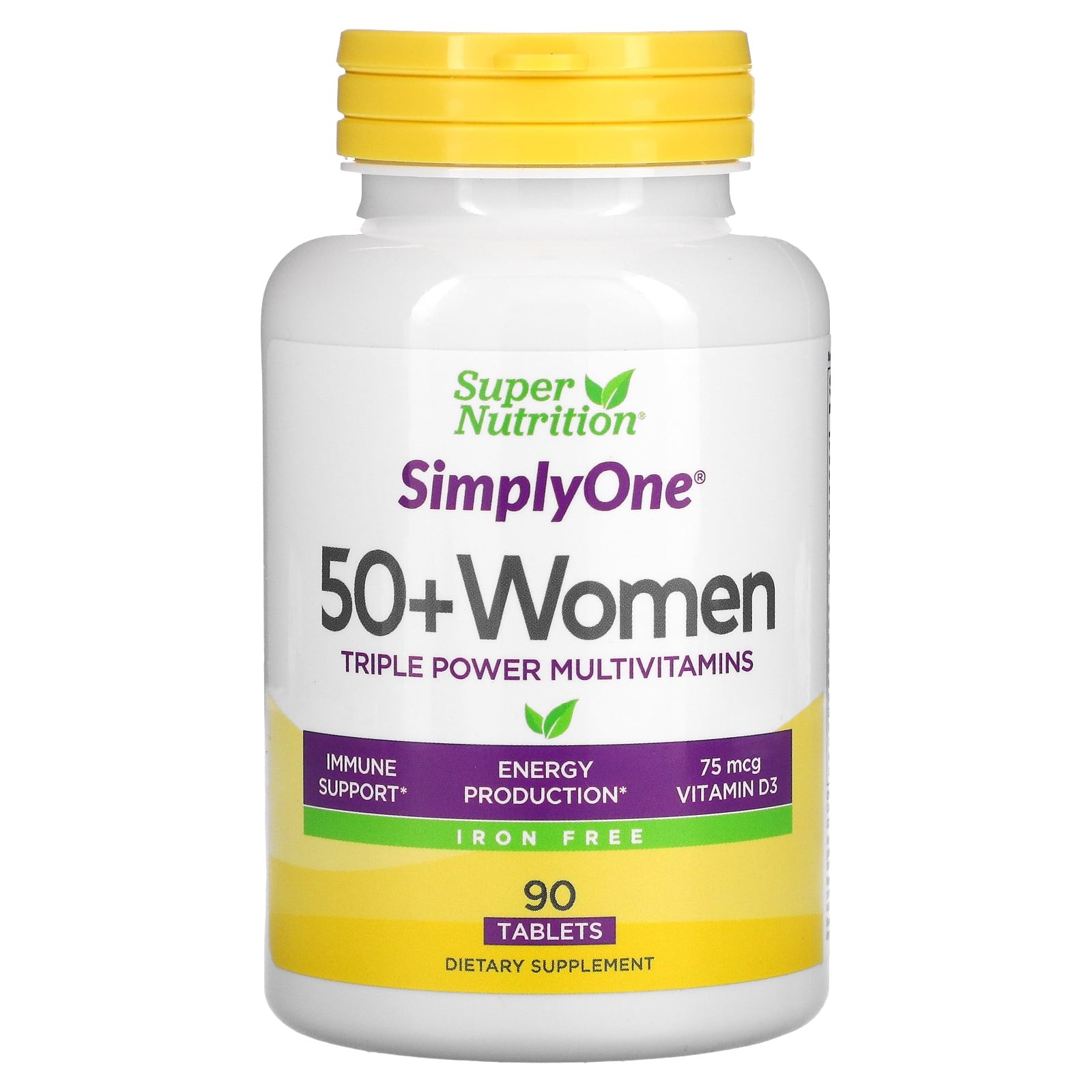 Mejores ofertas e historial de precios de SimplyOne, Women’s 50+ Triple Power Multivitamins ...