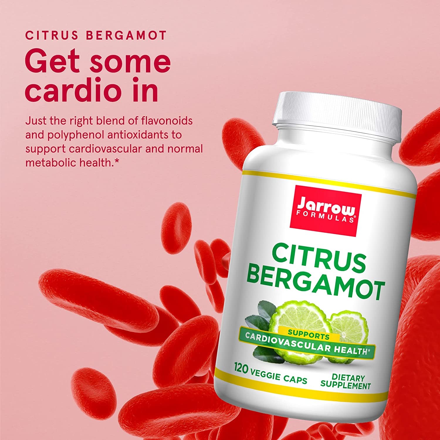 Jarrow Formulas Citrus Bergamot 500 mg - 120 Veggie Caps ...