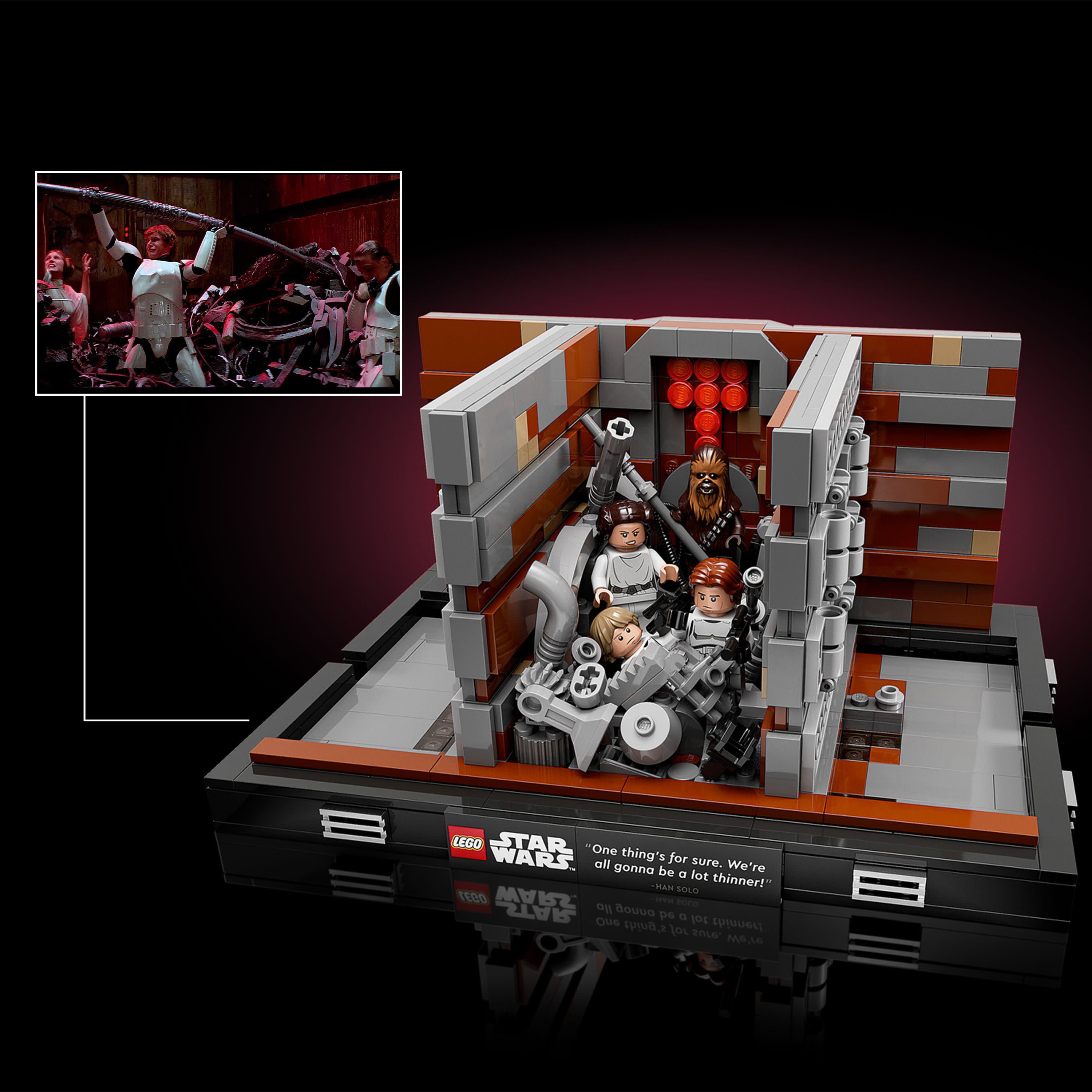 LEGO Star Wars Death Star Trash Compactor Diorama Series 75339 Set for ...