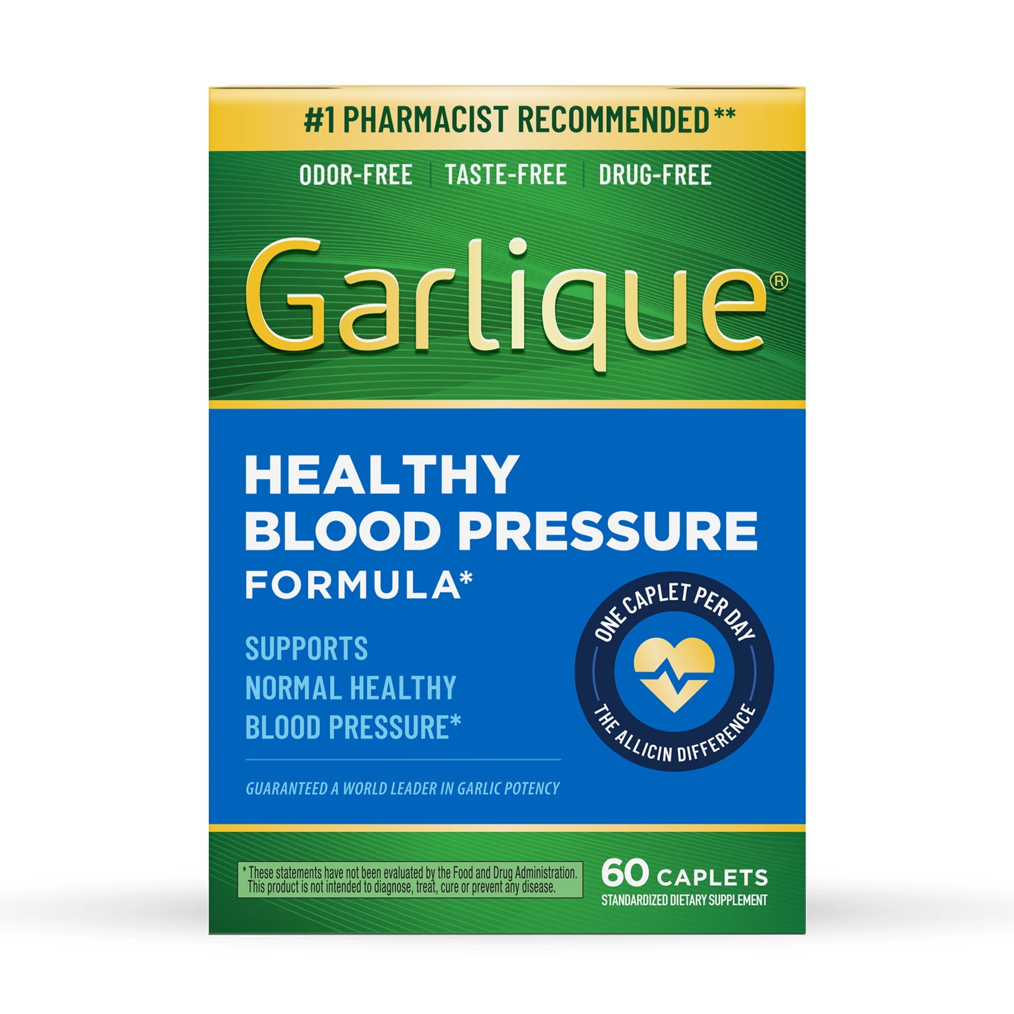 Garlique Garlic Extract Supplement, Healthy Blood Pressure Formula ...