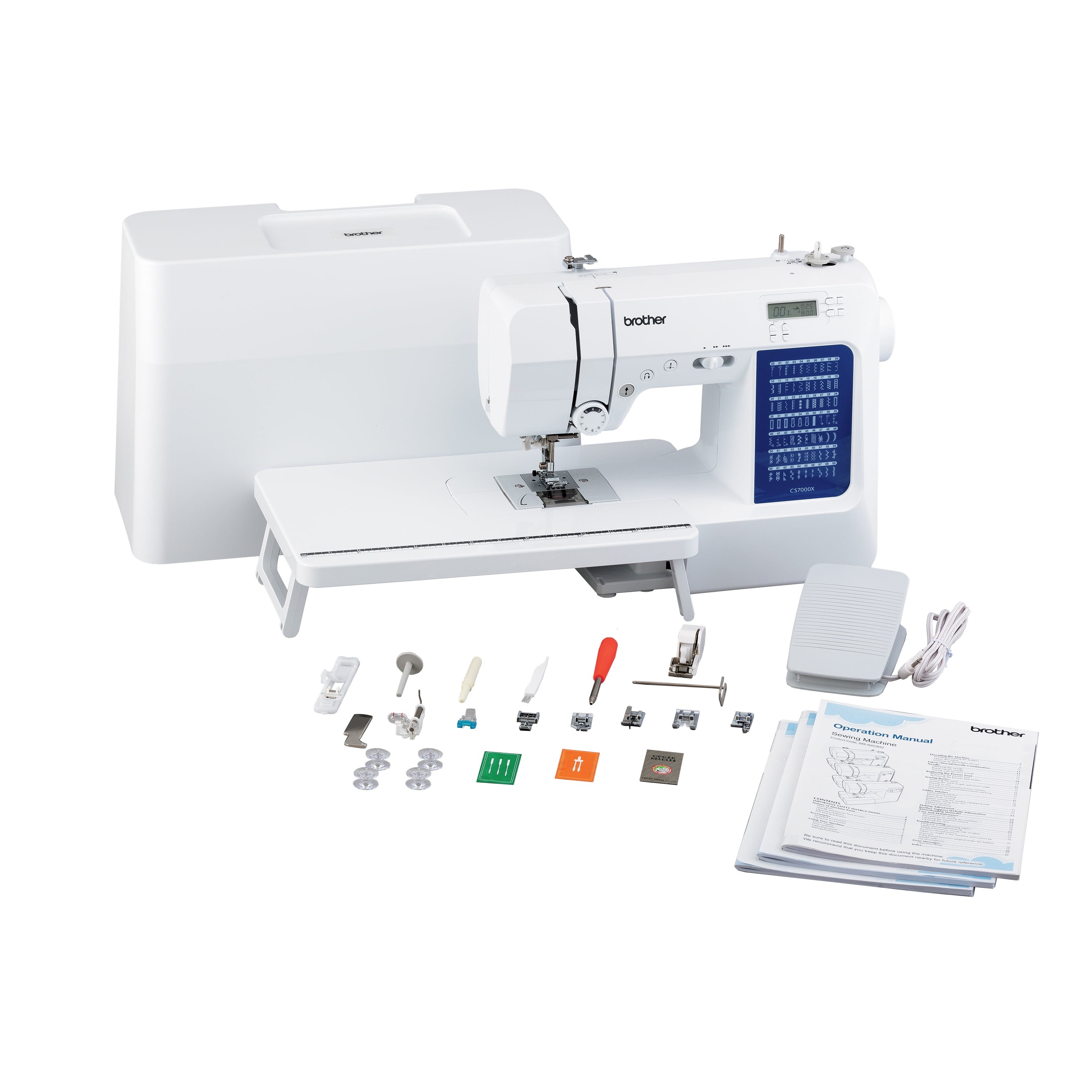 Brother CS7000X Durable Metal Frame Computerized Sewing Machine with ...