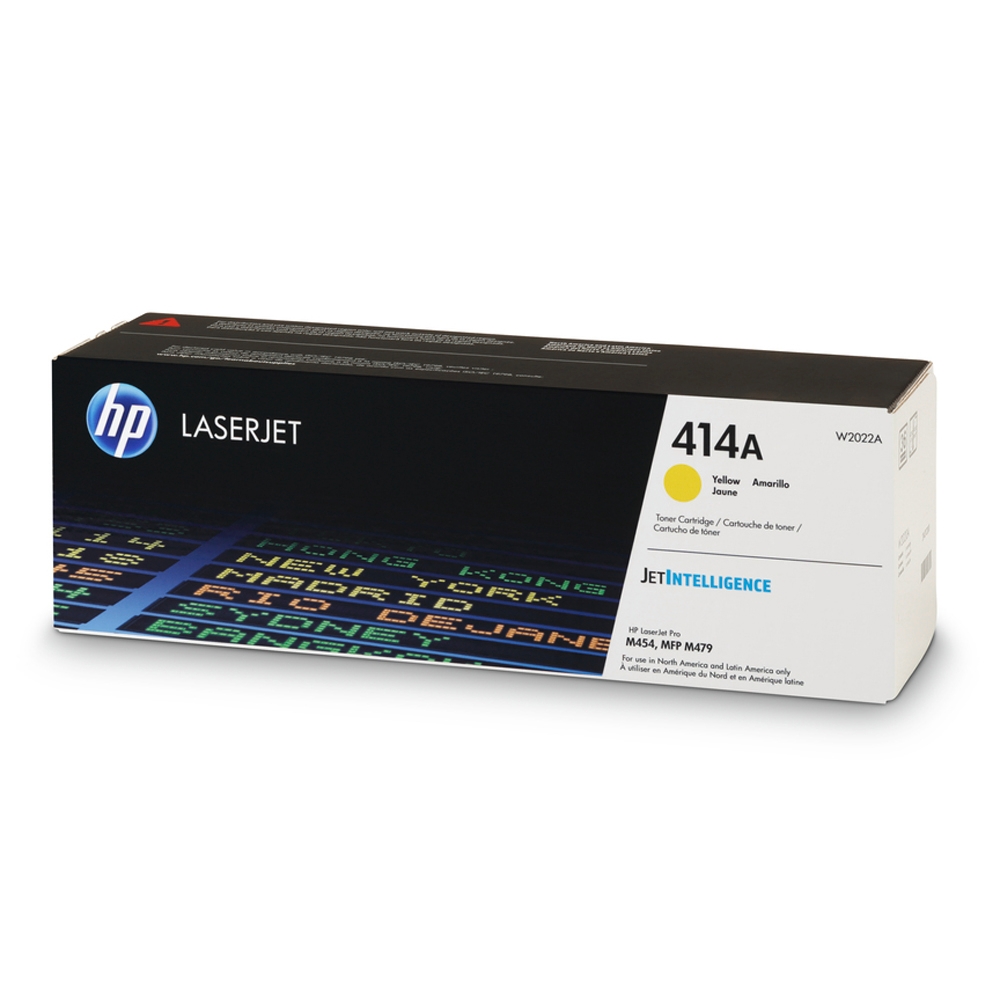 HP 414A Cyan Original LaserJet Toner Cartridge, ~2,100 pages, W2021A ...