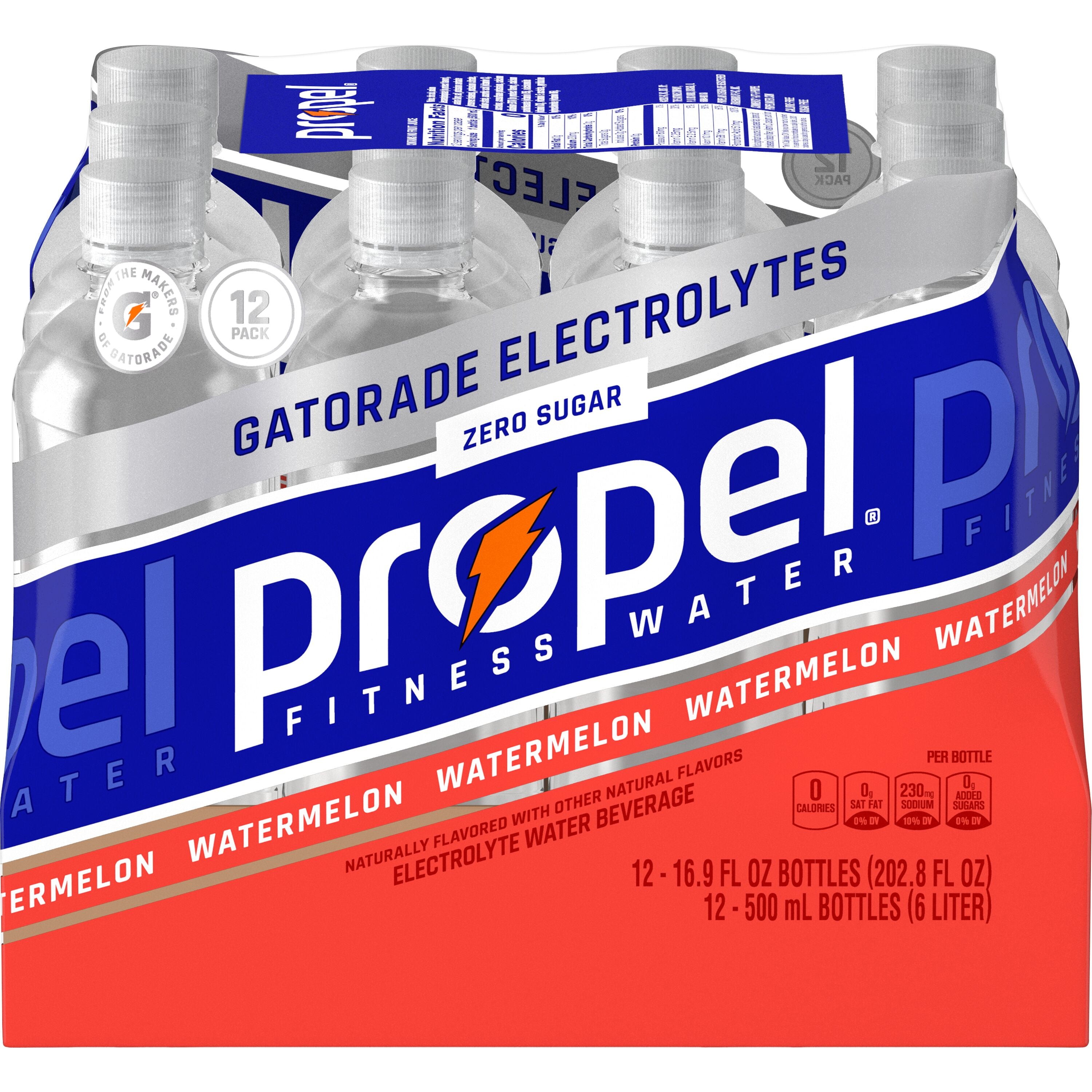 Propel Electrolyte Enhanced Water Sports Drink, Watermelon Flavored ...