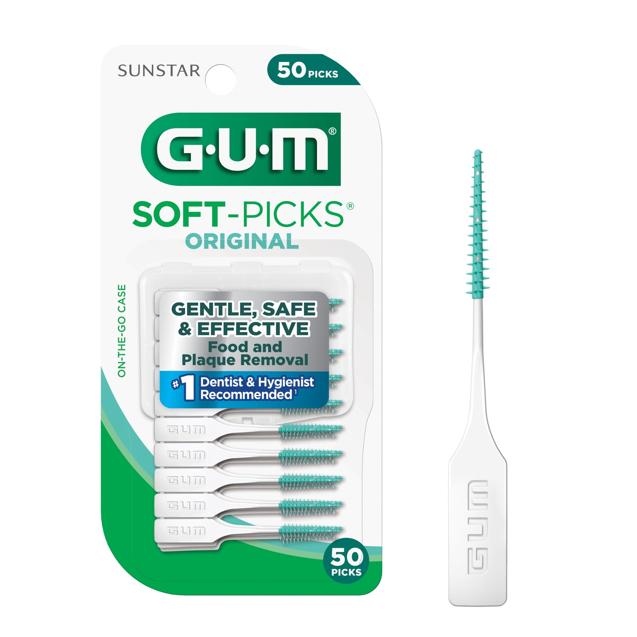 GUM Soft-Picks Original, Dentist Recommended Dental Picks, 150 Count ...