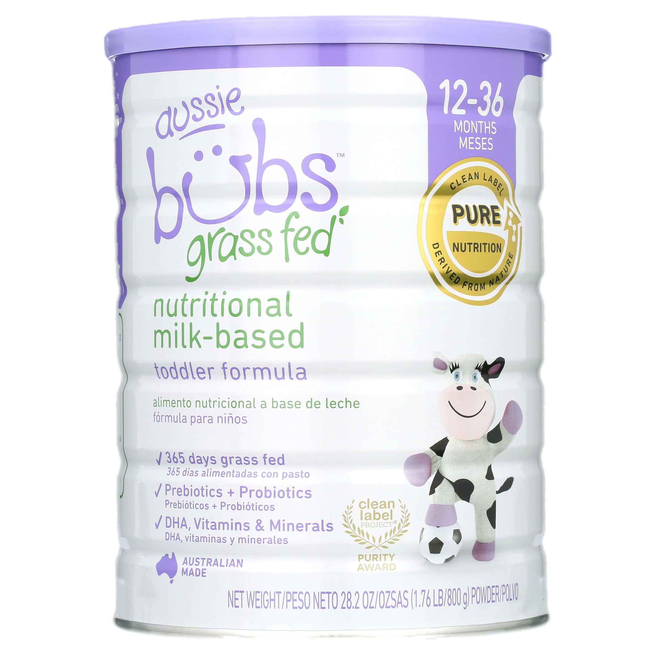 Aussie Bubs Grass Fed Nutritional Milk-Based Toddler Formula, For Kids ...
