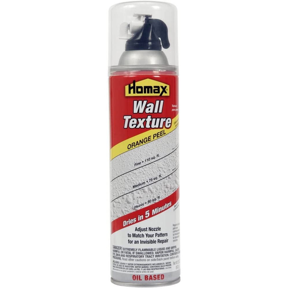 Homax Aerosol Wall Texture, Oil-Based Orange Peel, 20oz Deals and Price ...