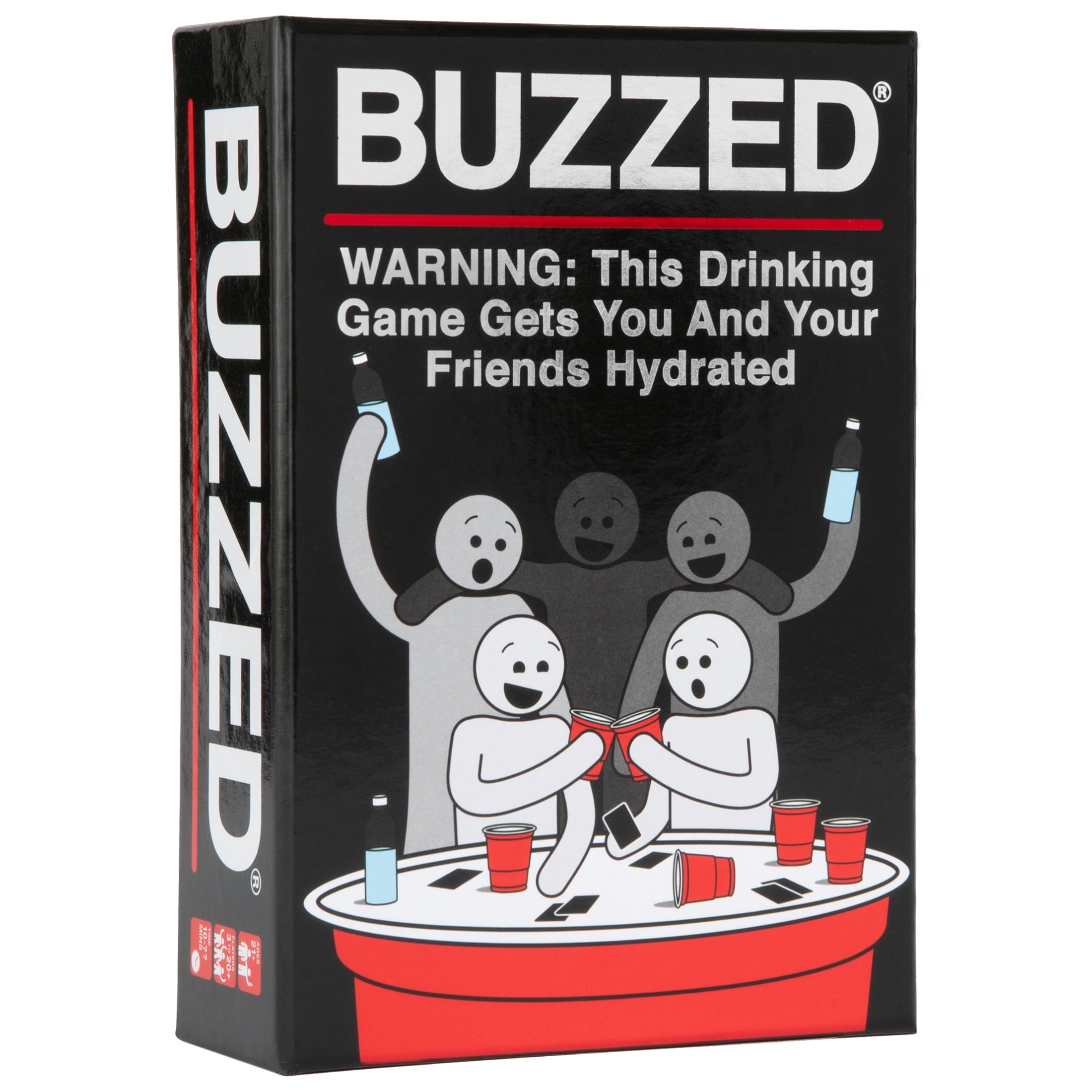 Buzzed Hydrated – The Hilarious Adult Drinking Game for Tailgate Games ...