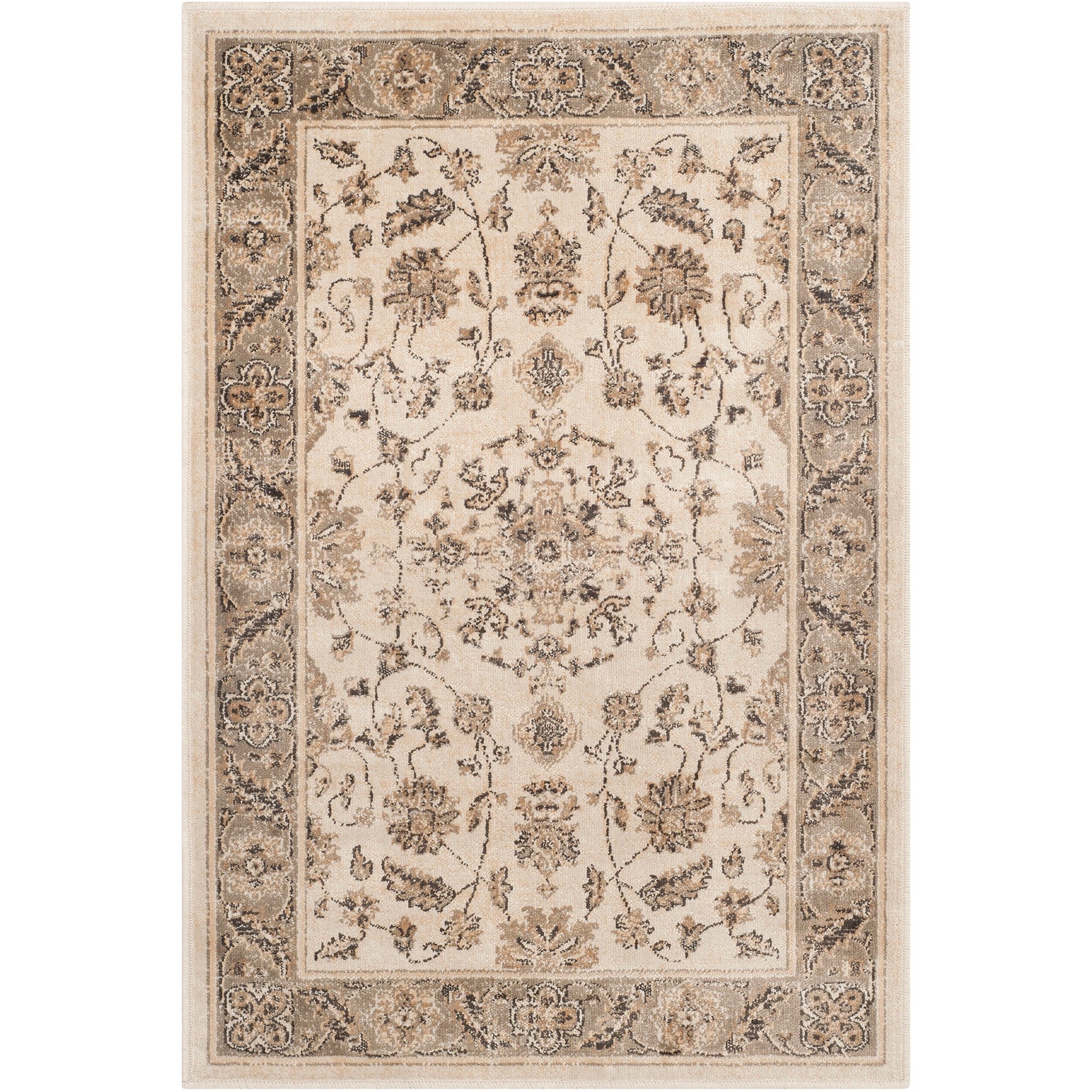 SAFAVIEH Vintage Ifrit Traditional Runner Rug, Stone/Caramel, 2'2" x 8 ...