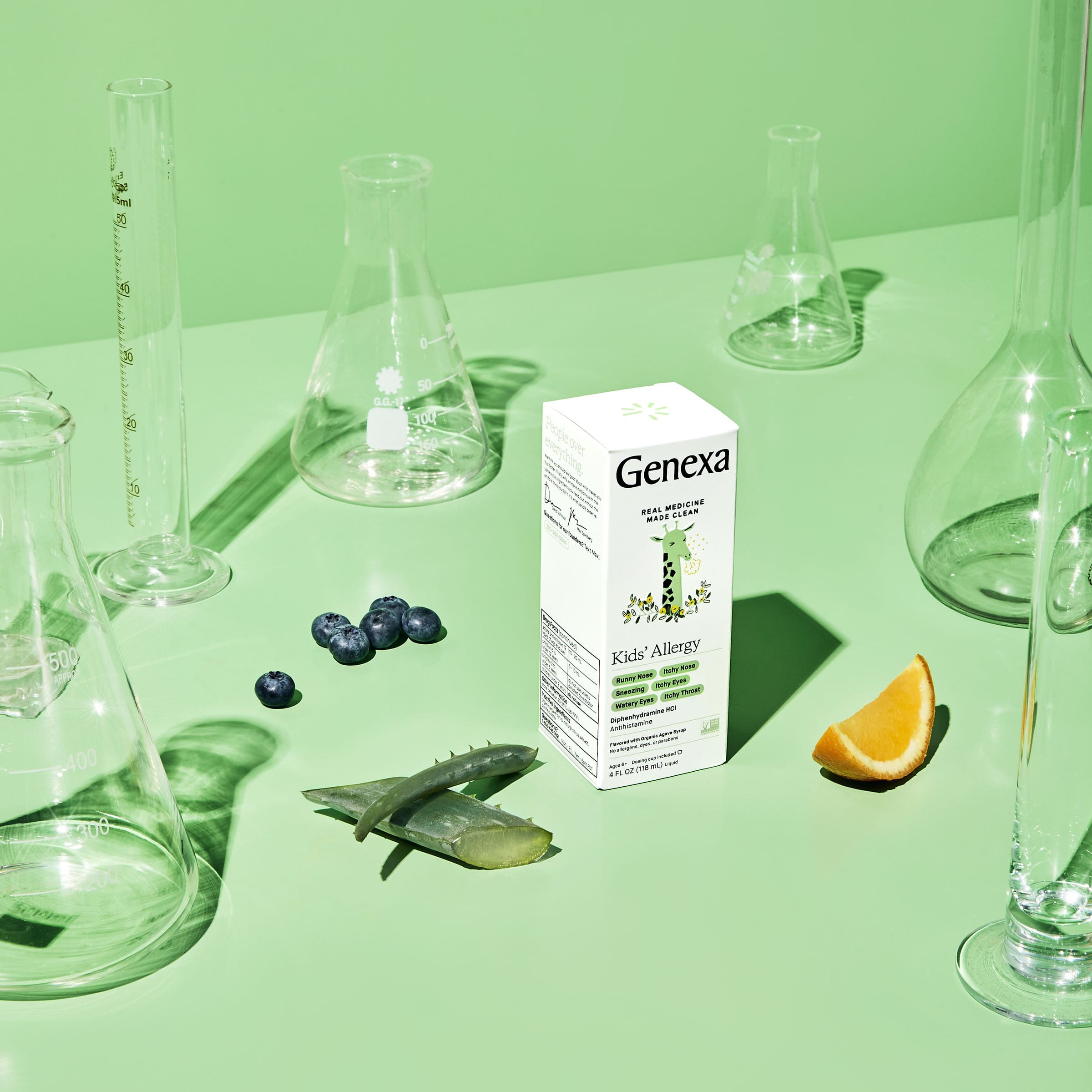 Genexa Kids' Liquid Allergy Relief Medication, Oral Suspension, 4 oz ...