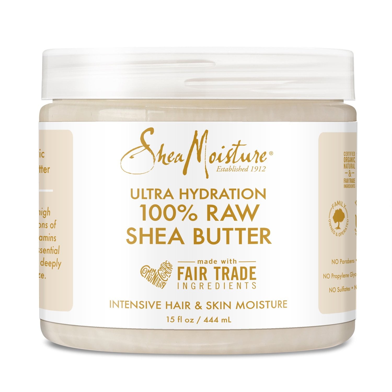 Shea Moisture Ultra Healing Raw Shea Butter Hair and Skin Moisturizer ...