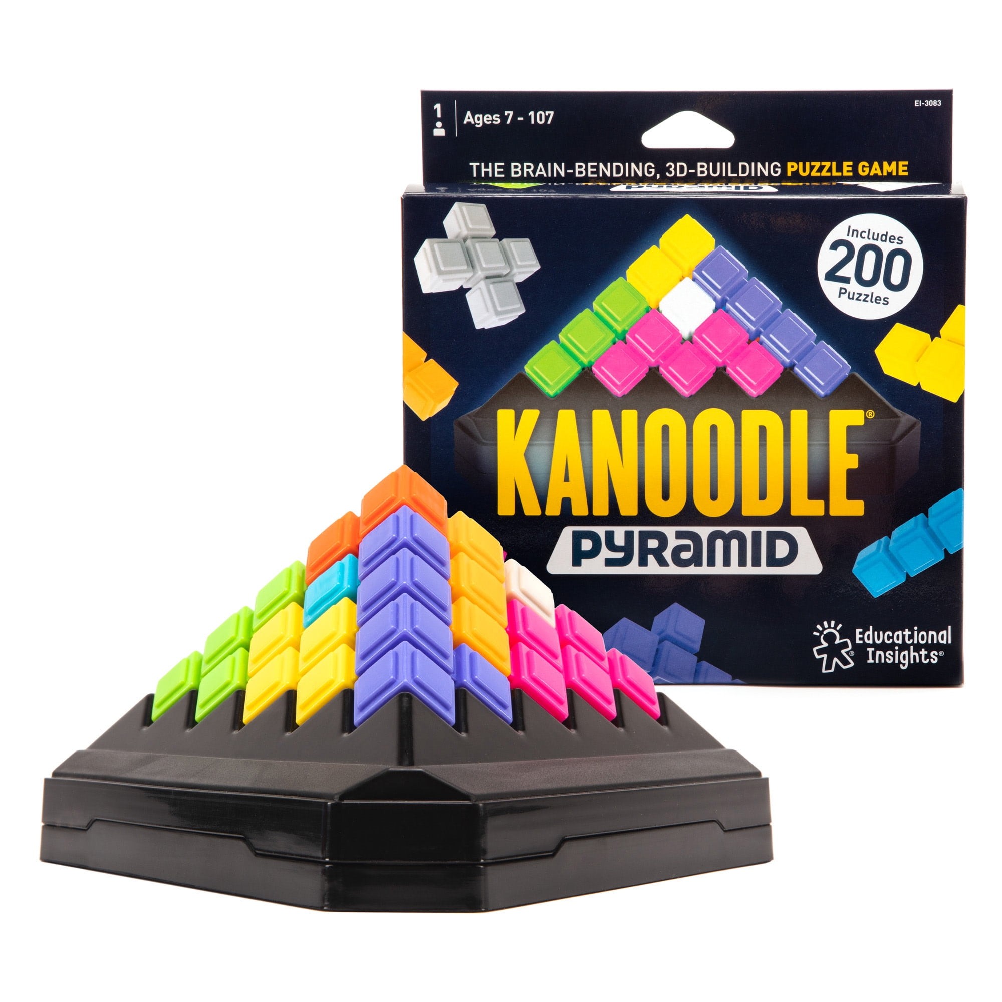 Educational Insights Kanoodle Pyramid, Brain Teaser Puzzle Game ...