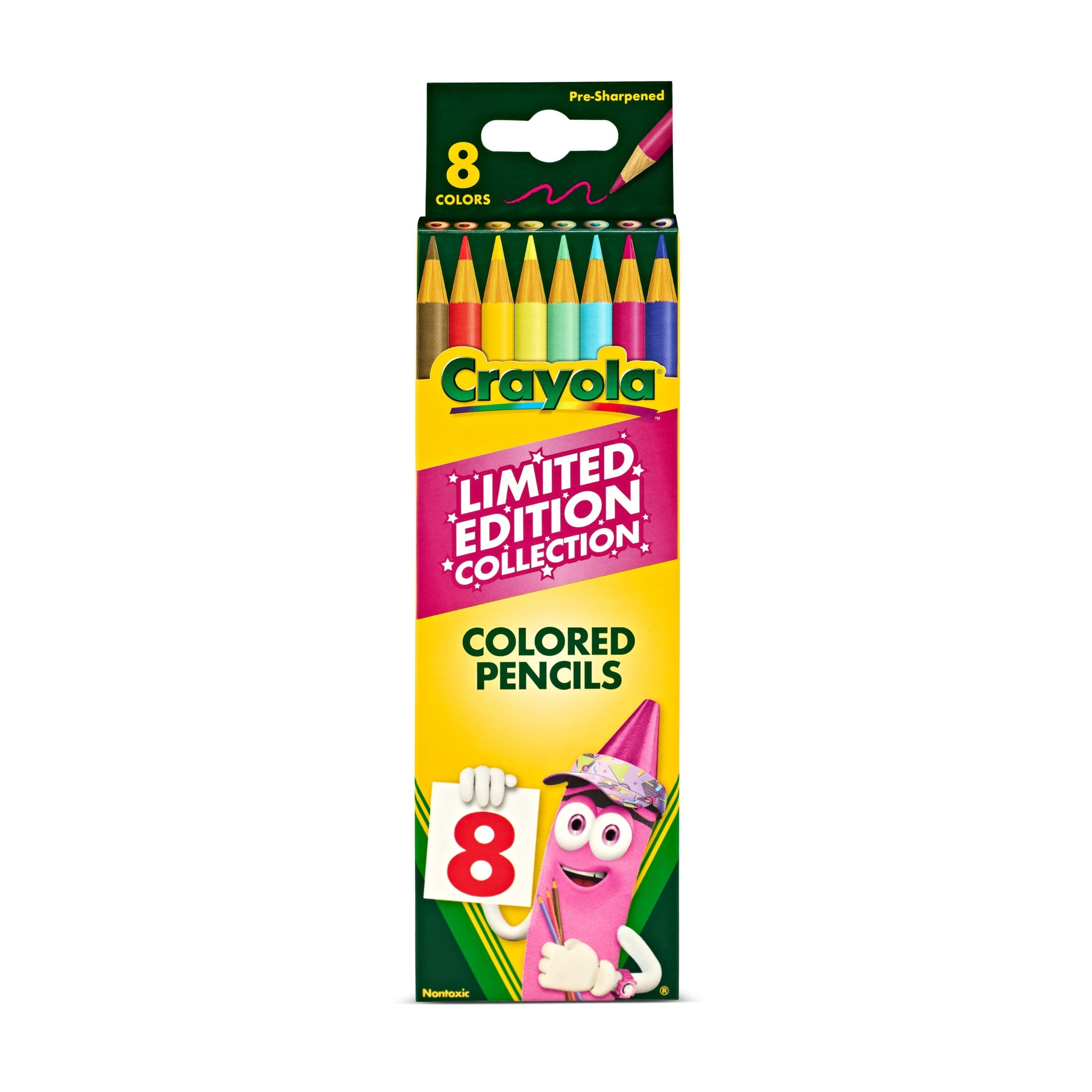 Crayola Limited Edition Colors Colored Pencils, 8 Ct, School Supplies ...