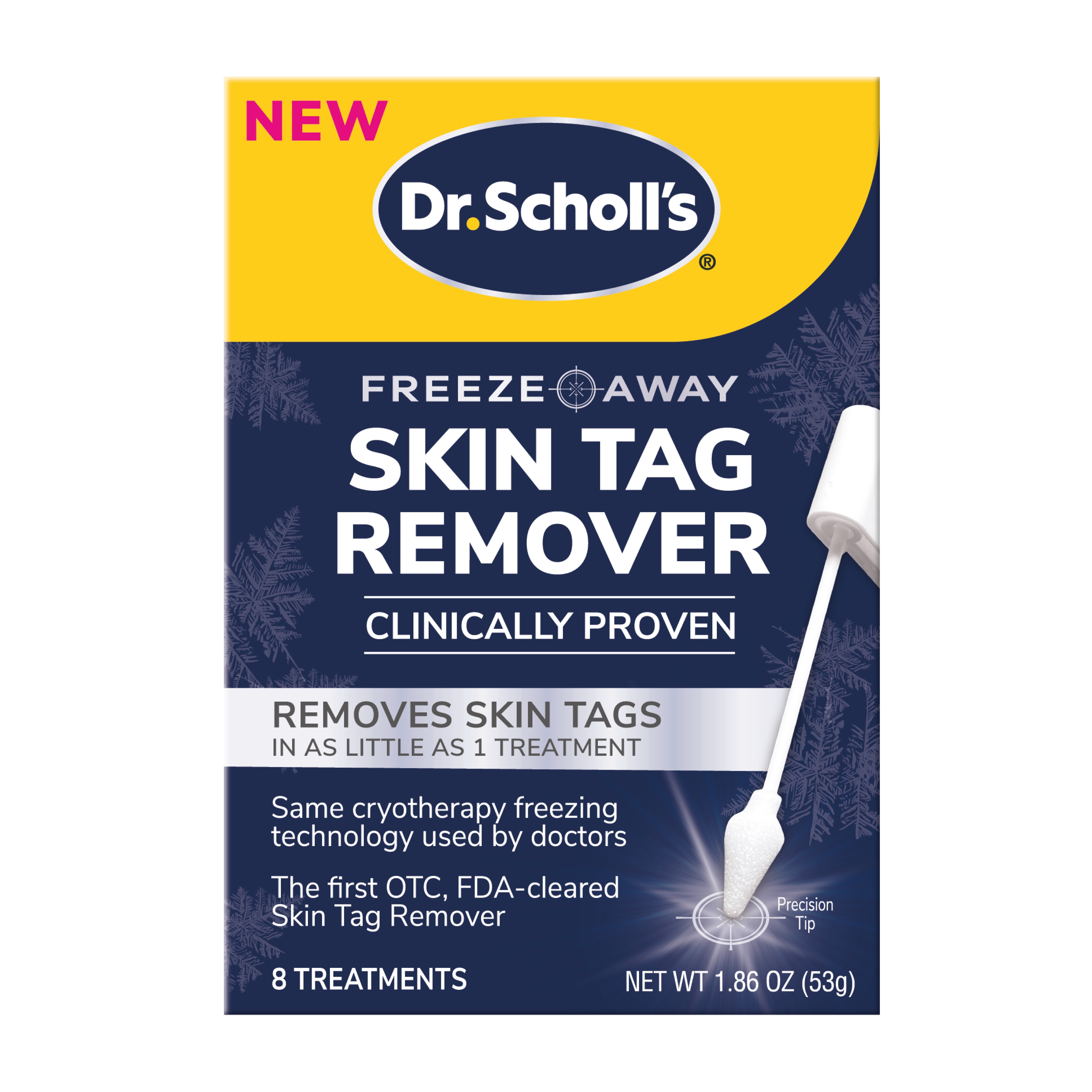 Dr. Scholl's Freeze Away Skin Tag Remover, 8 Ct - Removes Skin Tags in ...