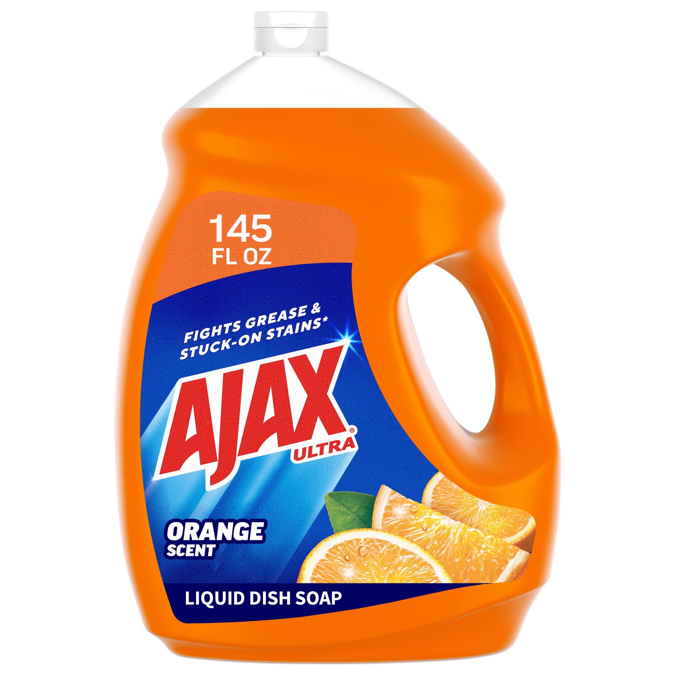 Ajax Ultra Triple Action Dishwashing Liquid Dish Soap, Orange Scent ...
