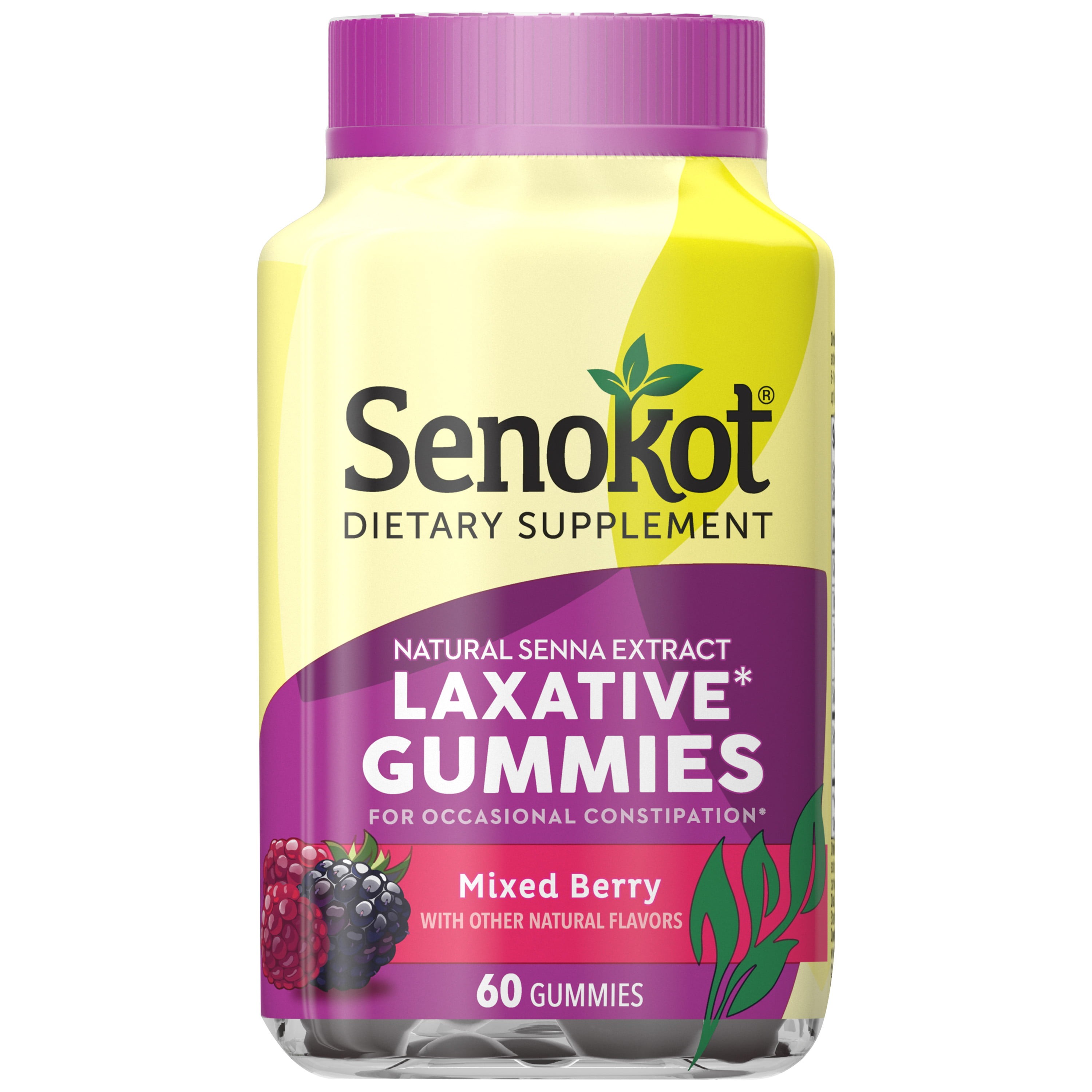 Senokot® Natural Senna Laxative* Gummies, Mixed Berry, 60 Ct Deals and ...