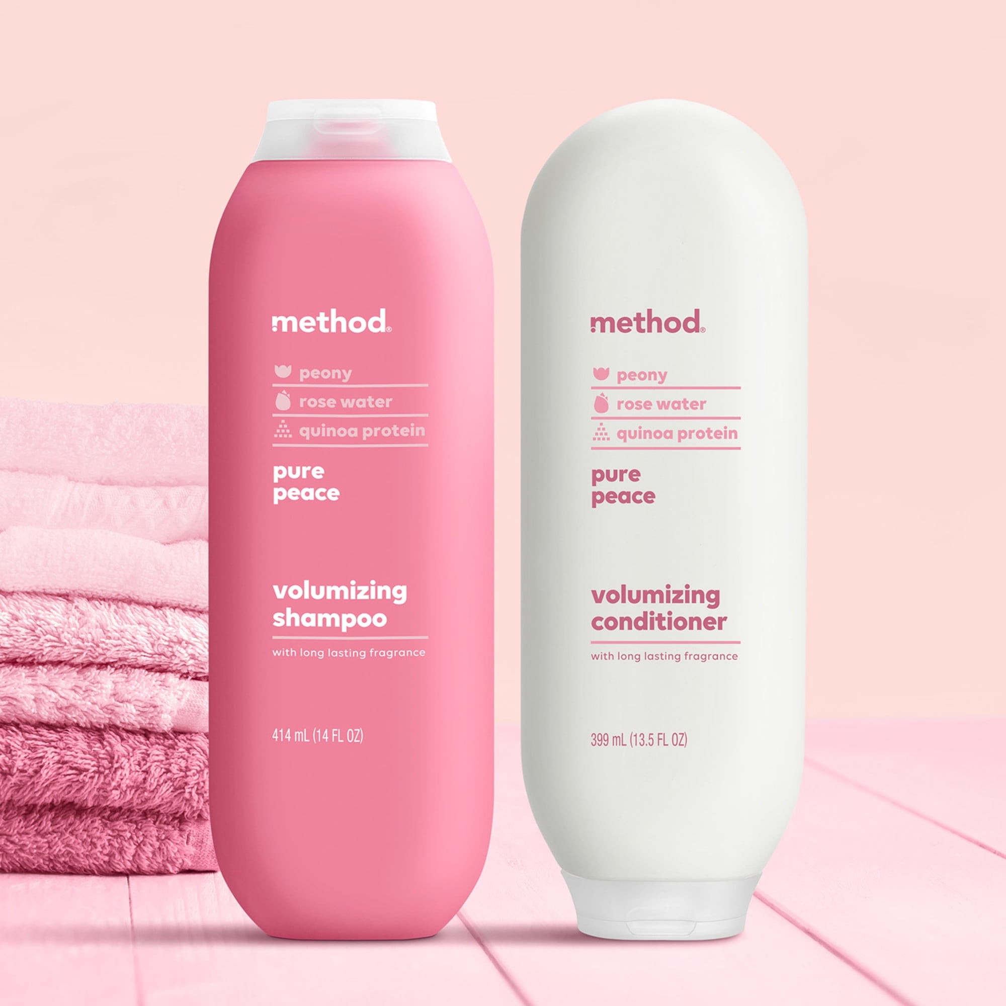 Method Pure Peace Volumizing Shampoo with Peony, Rose Water and Quinoa ...