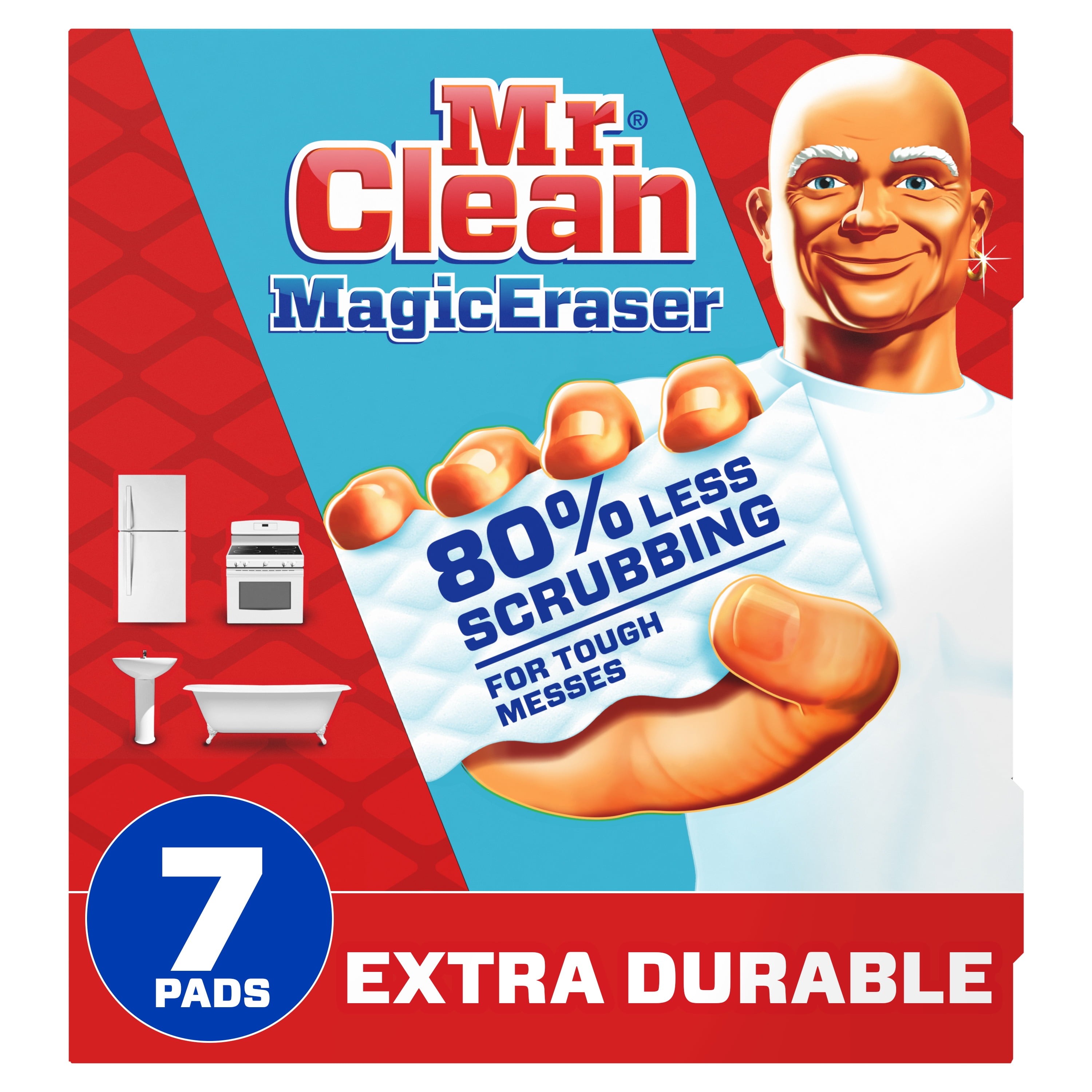 Mr. Clean Magic Eraser Extra Durable All-Purpose Cleaning Pads with ...
