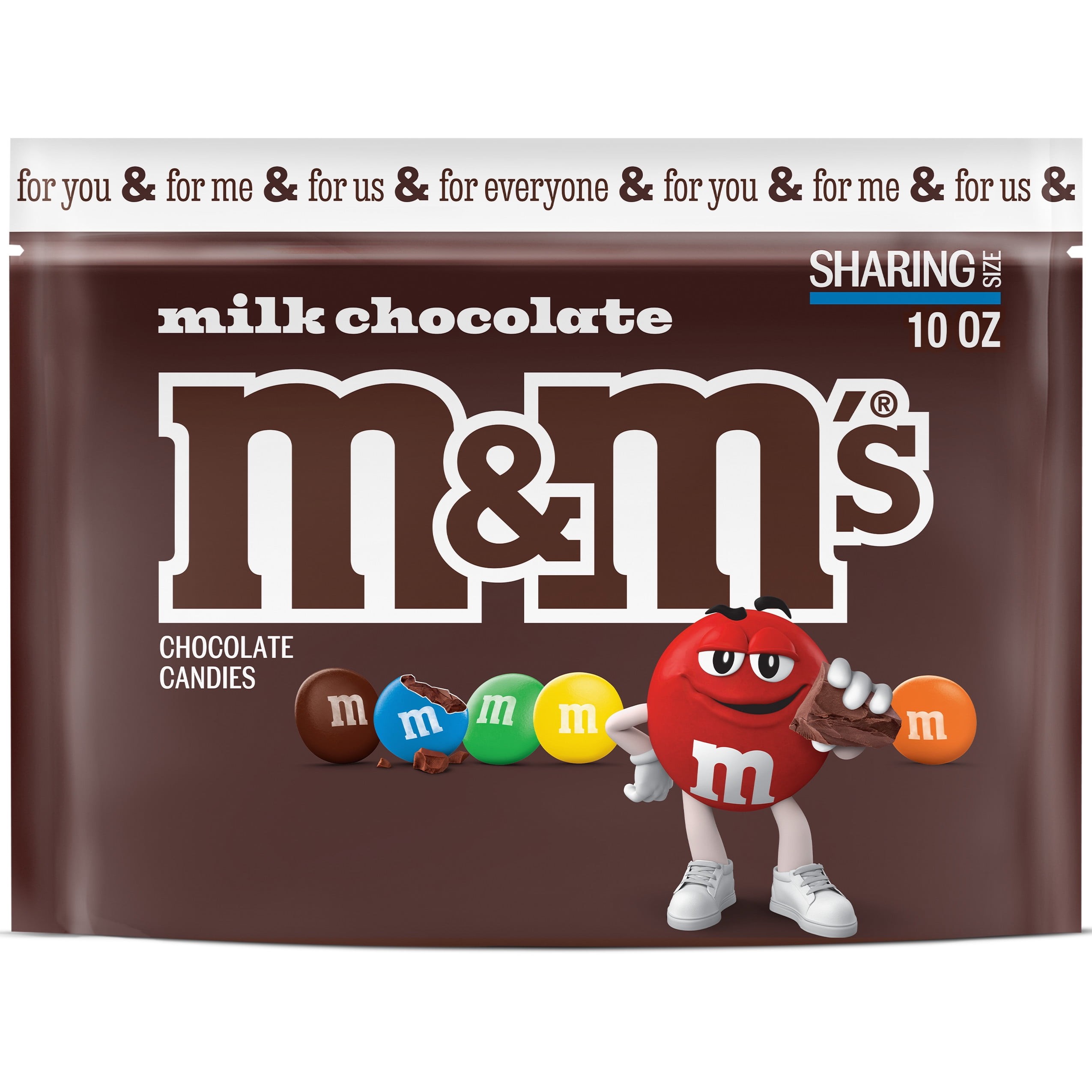 M&M's Milk Chocolate Candy Sharing Size, 10 oz Bag Deals and Price ...