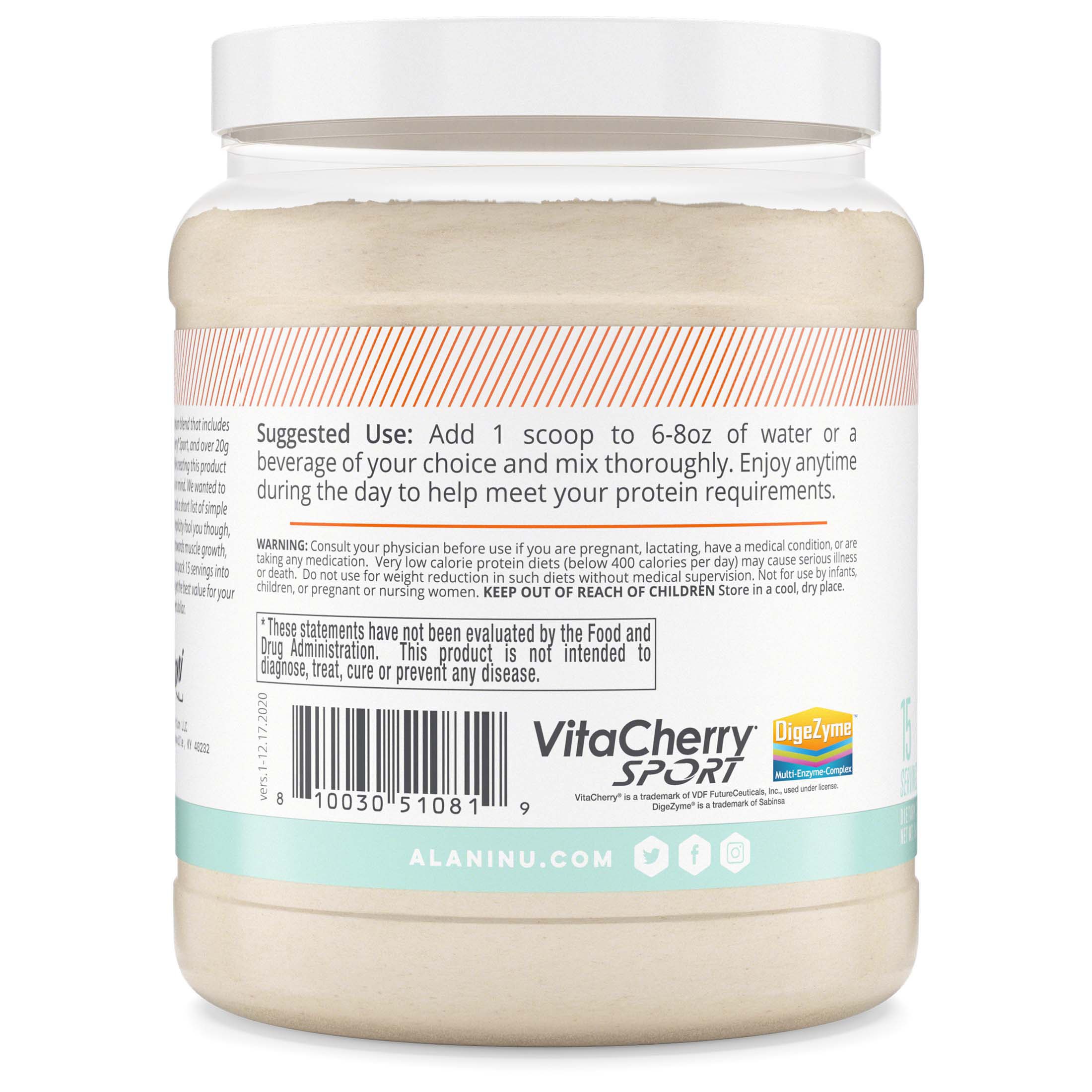 Alani Nu Whey Protein Powder, Munchies, 15.78oz, 447g, 15 Servings Best ...