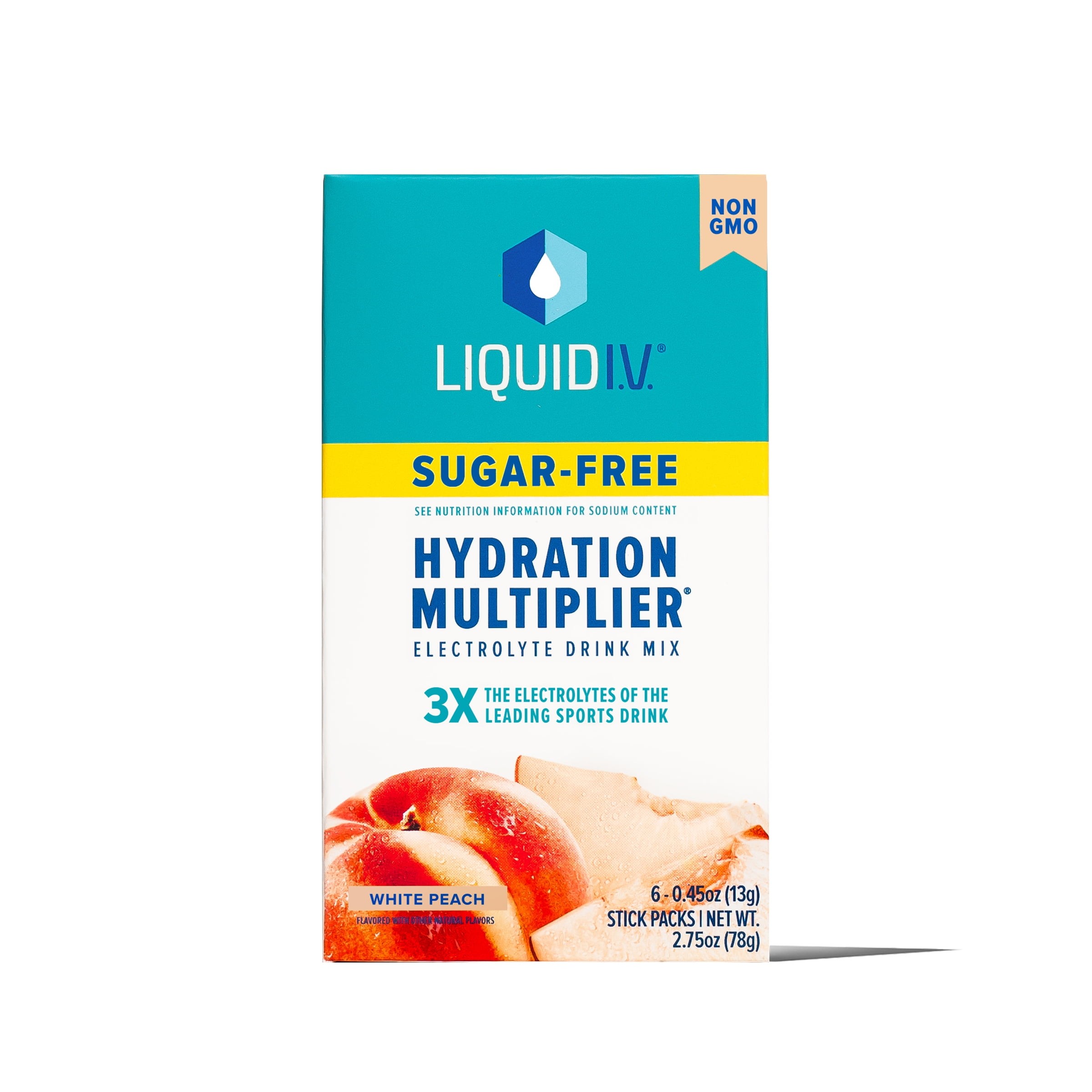 Liquid I.V. Sugar-Free Hydration Multiplier Electrolyte Powder Packet ...