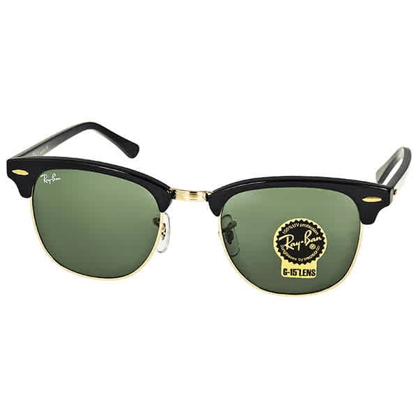 Ray-Ban 51 mm 0RB3016 Clubmaster Blue Light Clear Best Deals and Price ...