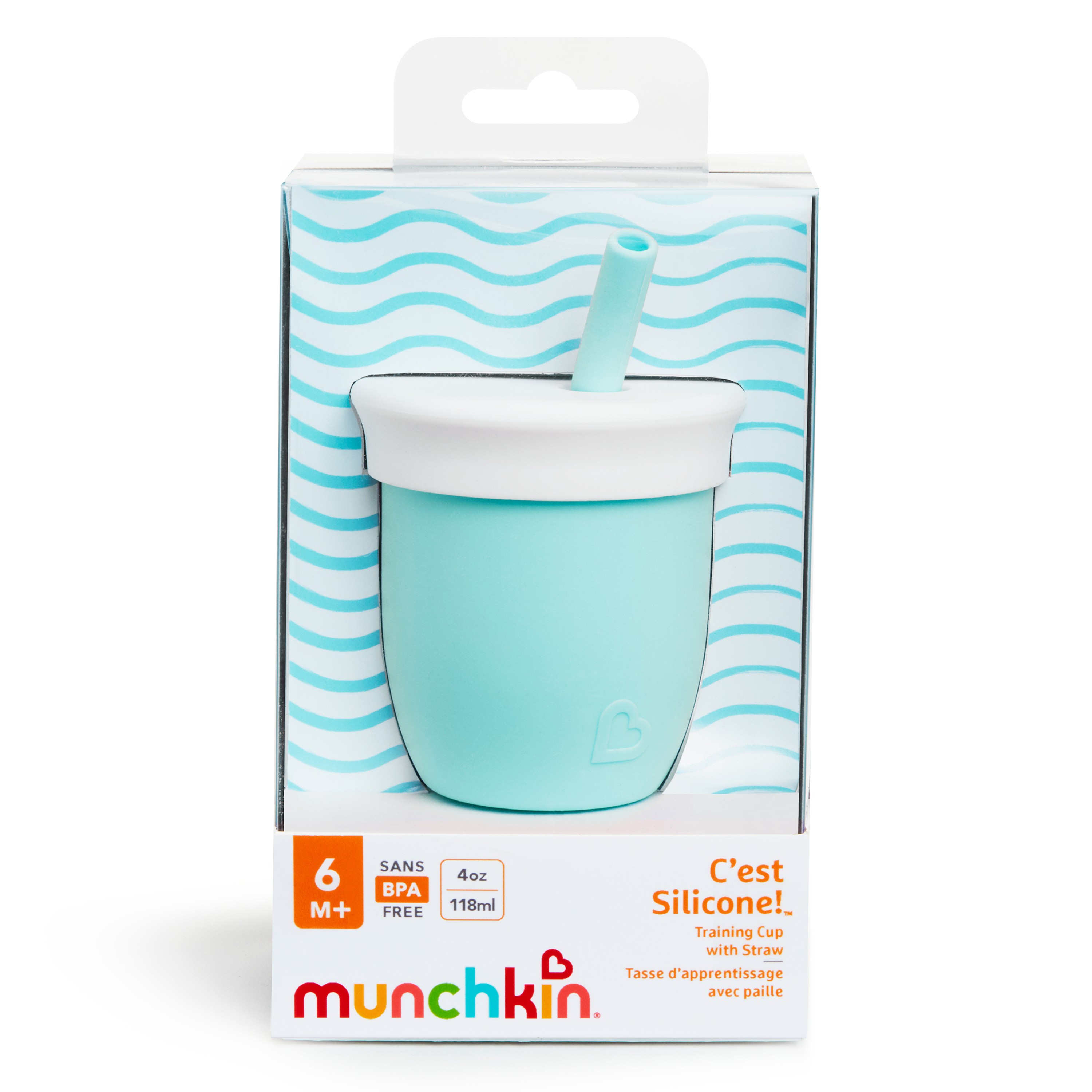 Munchkin C’est Silicone! Open Training Cup and Straw Cup for Babies and ...