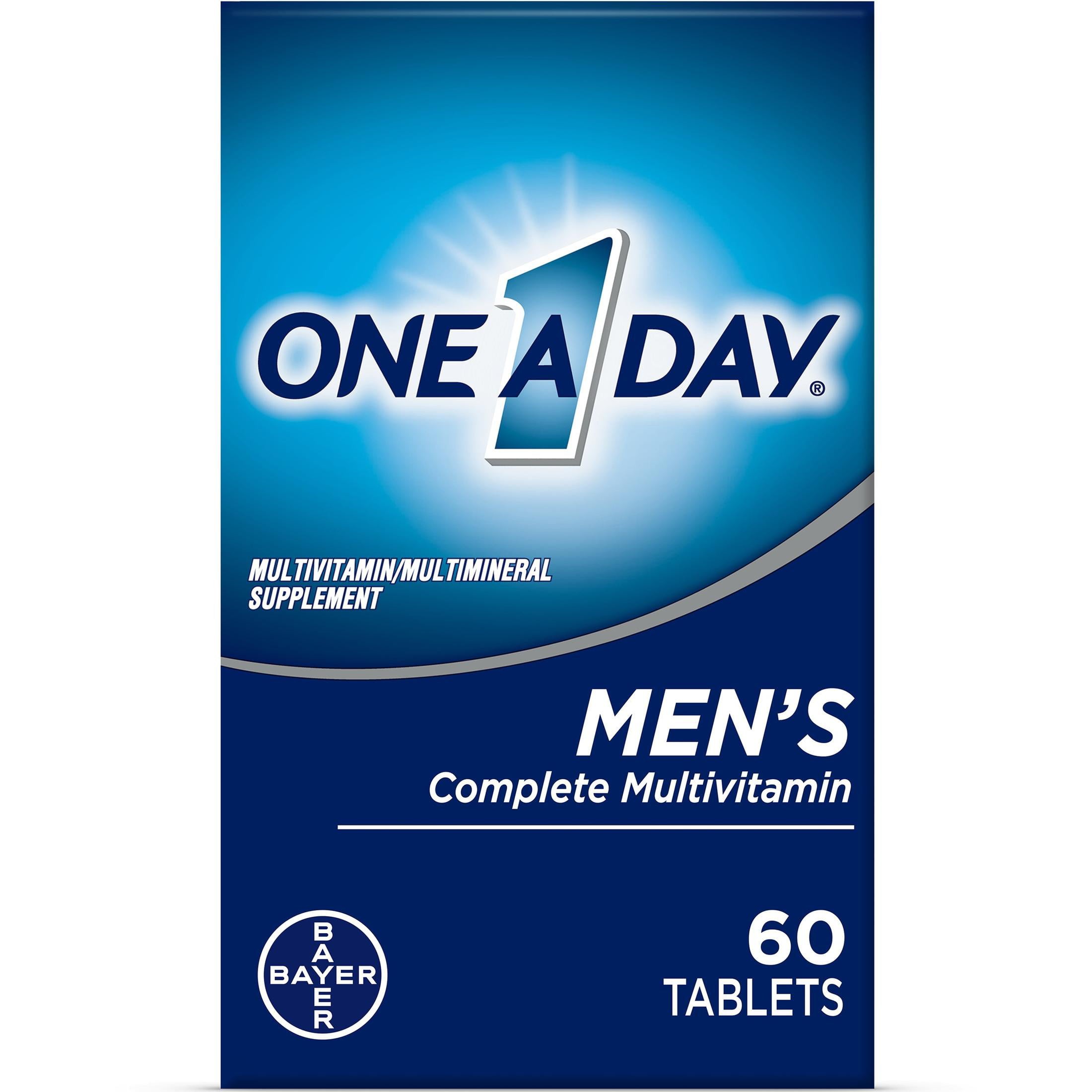 One A Day Men's Multivitamin Tablets, Multivitamins for Men, 60 Ct Best ...