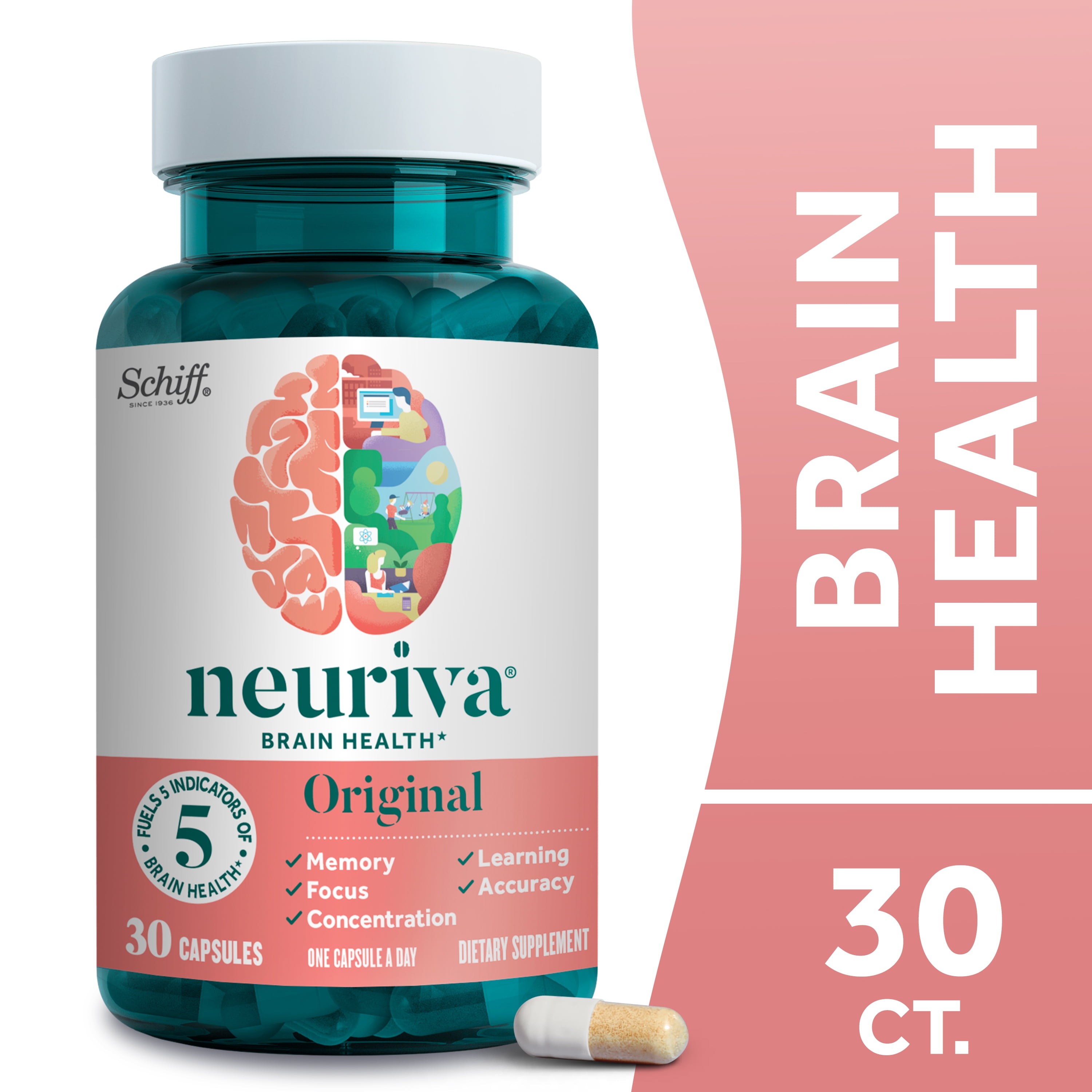 Mejores ofertas e historial de precios de Neuriva Original Brain Health ...