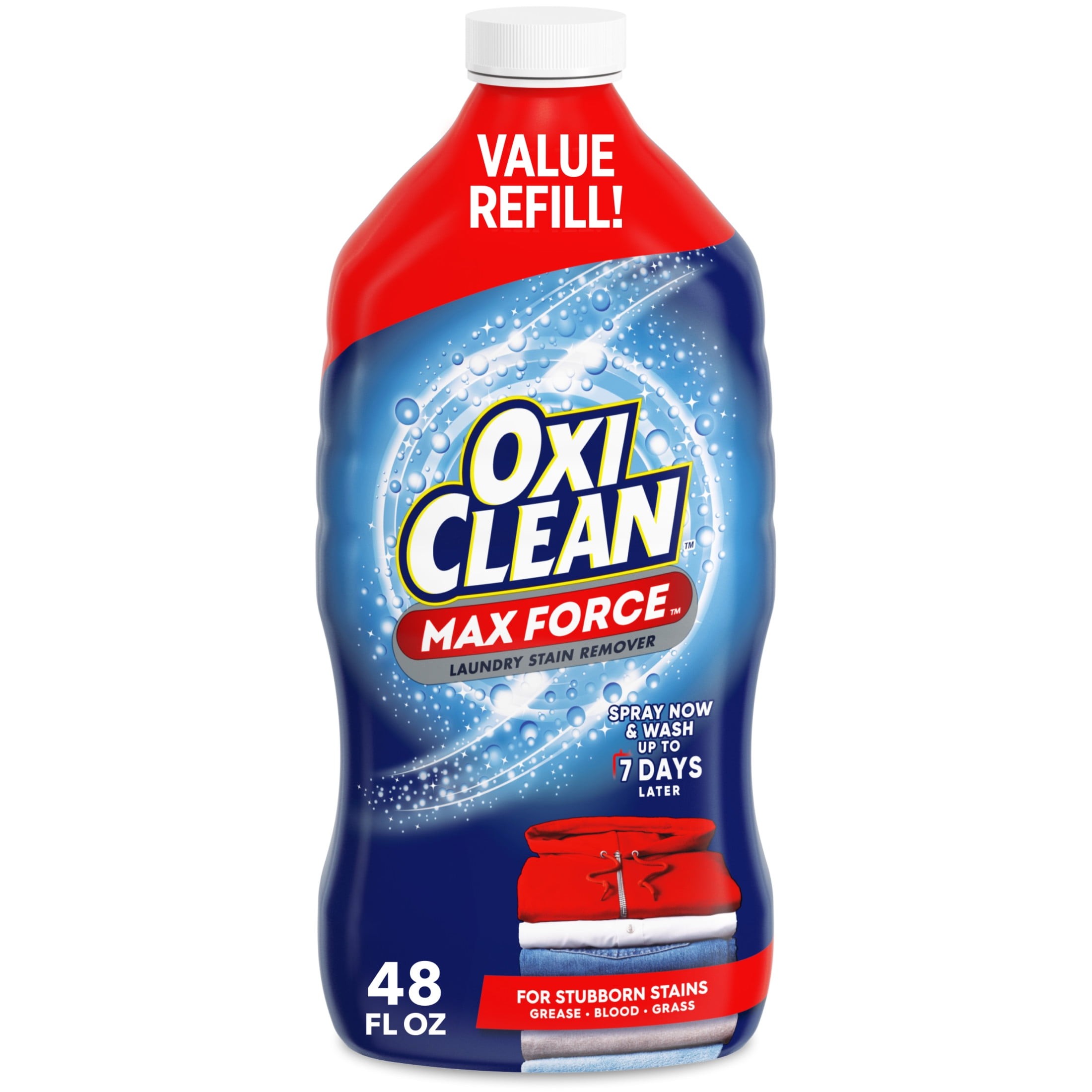 OxiClean Max Force Laundry Stain Remover Spray Refill, 48 fl oz Deals ...