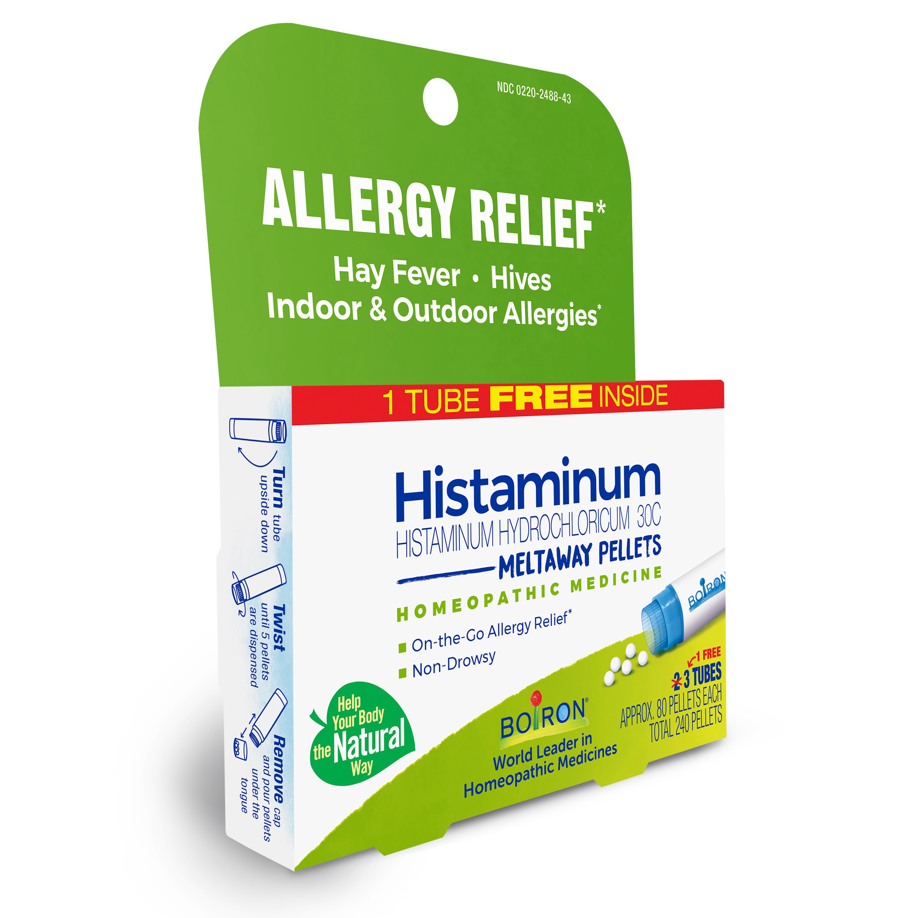 Boiron Histaminum Hydrochloricum 30C Bonus Pack, Homeopathic Medicine ...