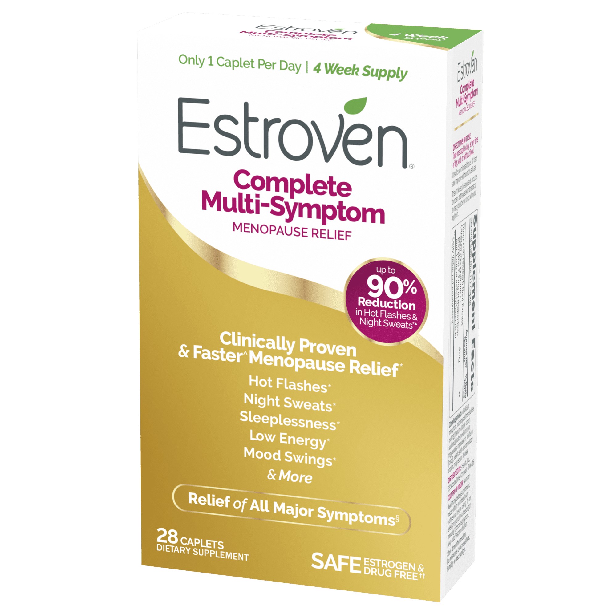 Estroven Complete Multi-Symptom Menopause Relief with Rhapontic Rhubarb ...
